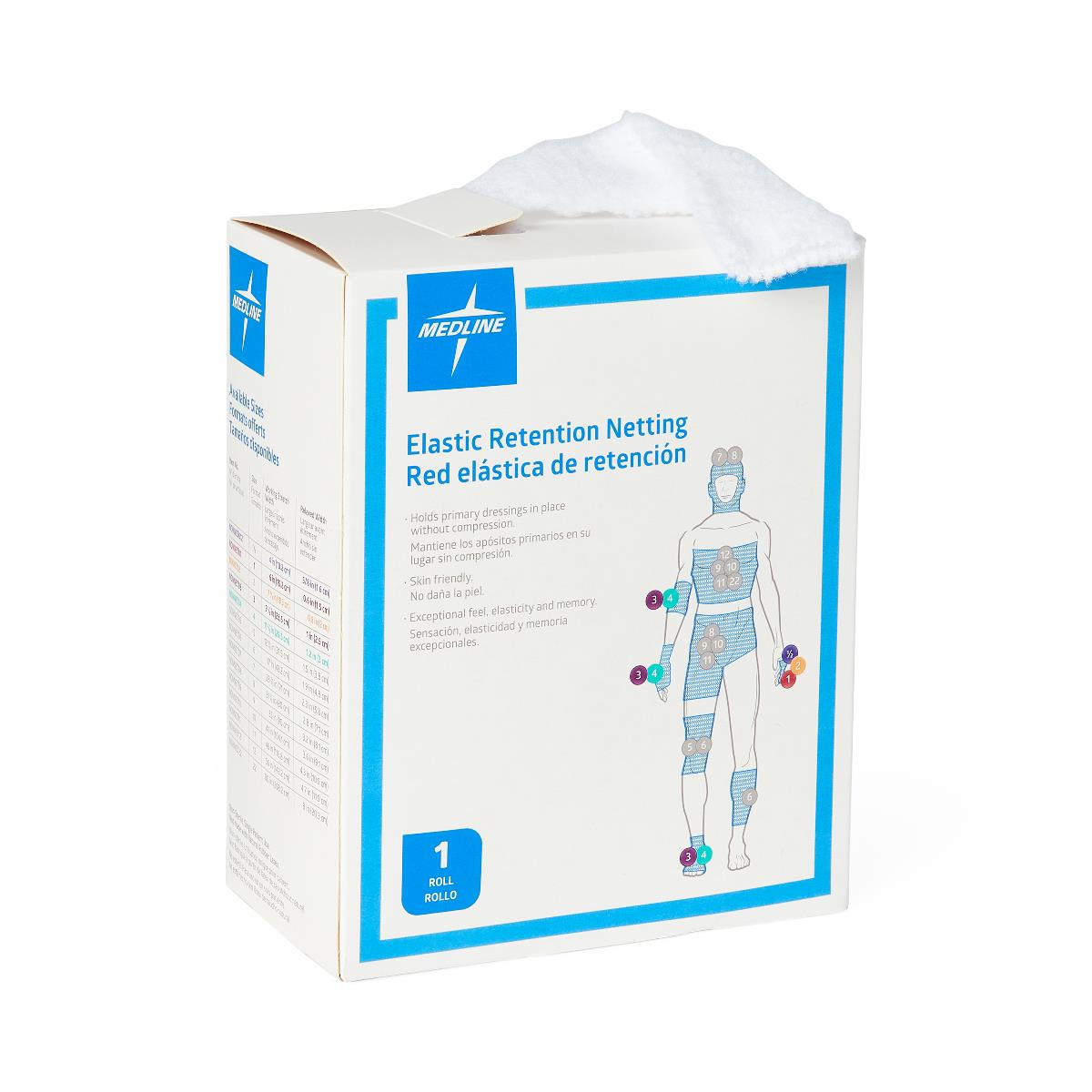 Stretch Tubular Elastic Dressing Retention Net, Size 2 (7" x 25 yd ...