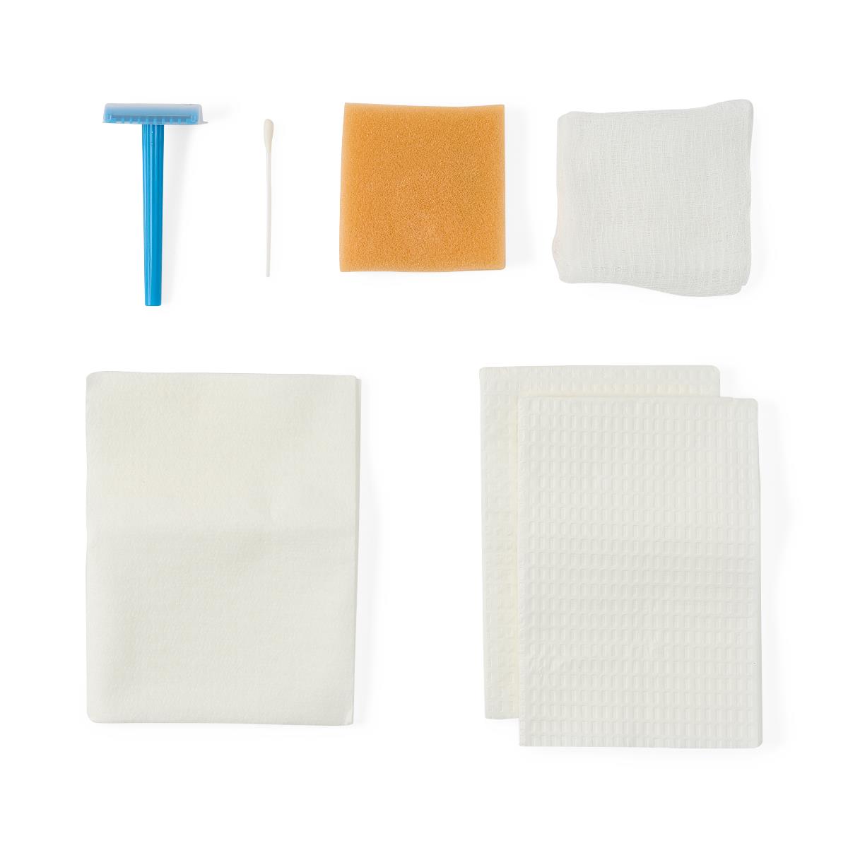 Prep/Shave Tray, 2 Compartments, 50/CS (DYND70820) Case of 50 ...