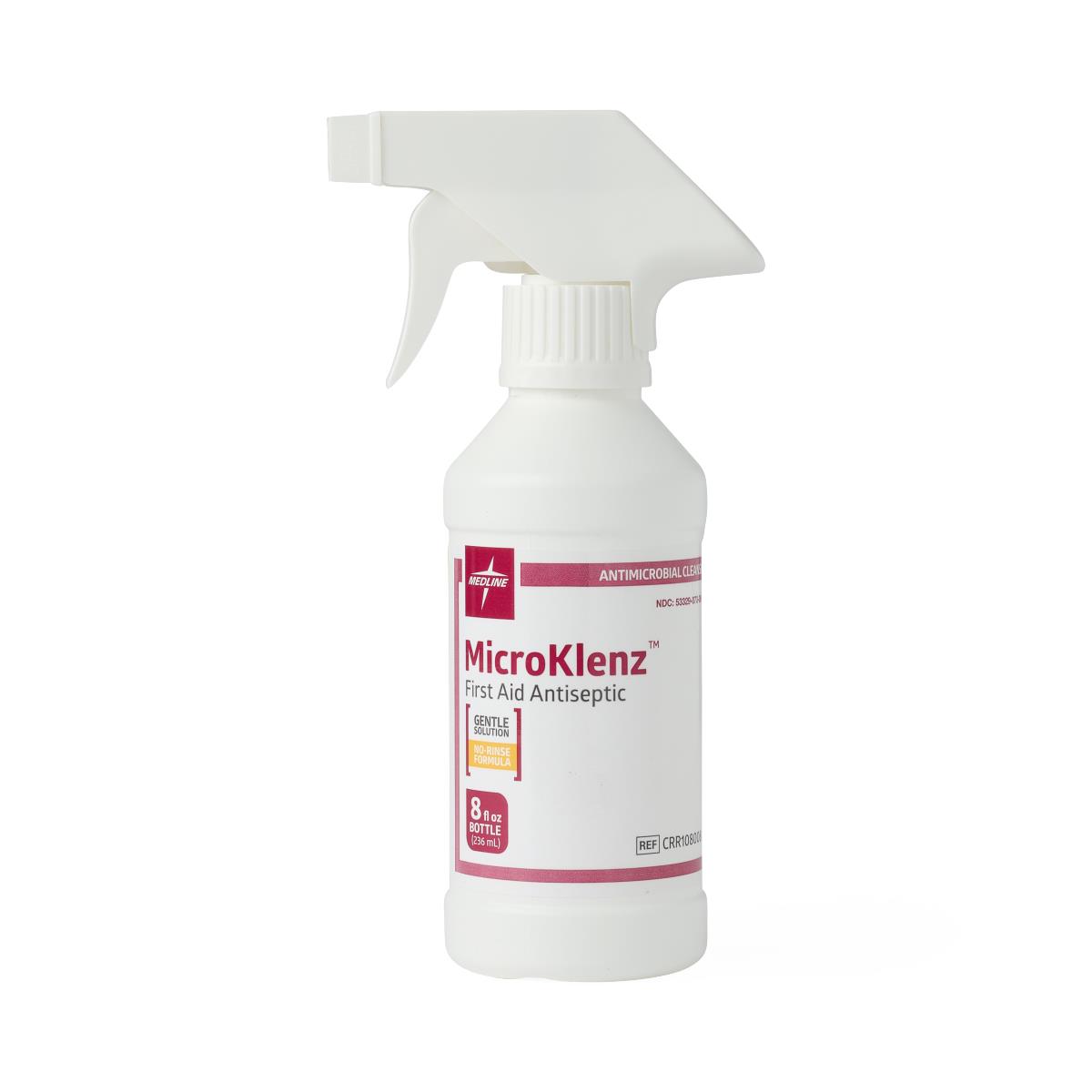 MicroKlenz Antimicrobial First Aid Antiseptic, 8 oz., 6/CS (CRR108008 ...