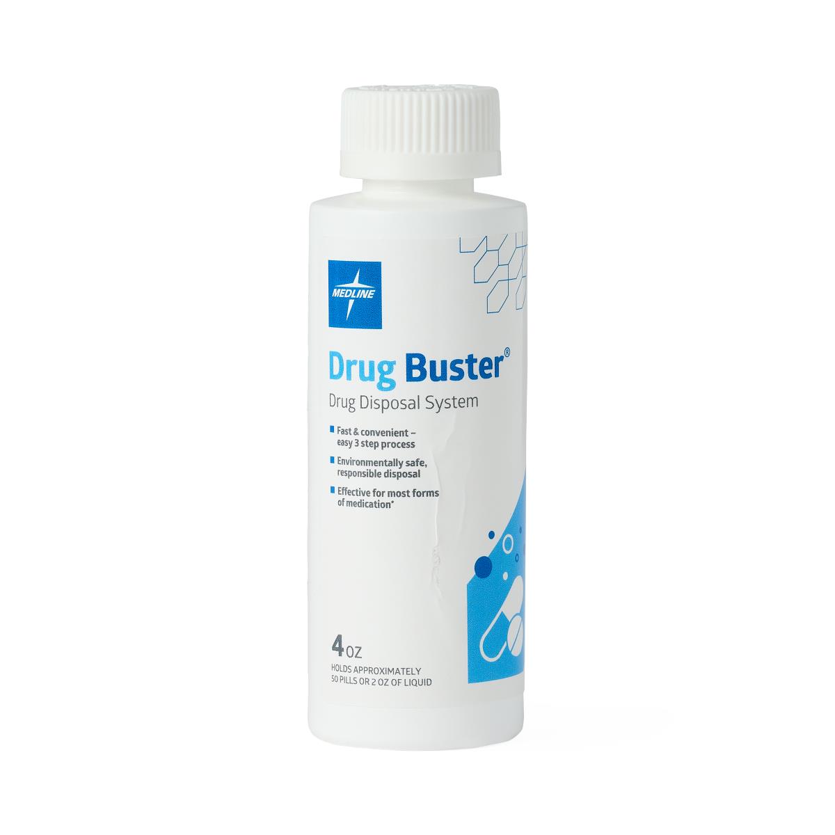 Drug Buster Drug Disposal System, 4 oz., Destroys Approximately 50 Pil ...