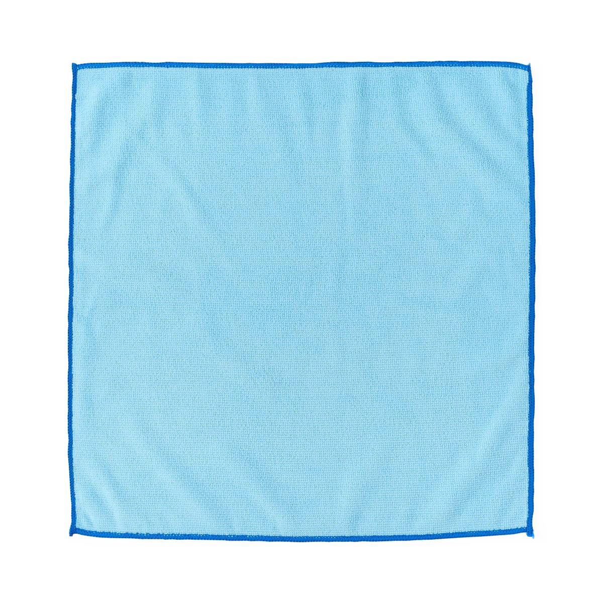 Microfiber Cleaning Cloth, 16"x 16", Lightweight, Light Blue, 250/CS ...