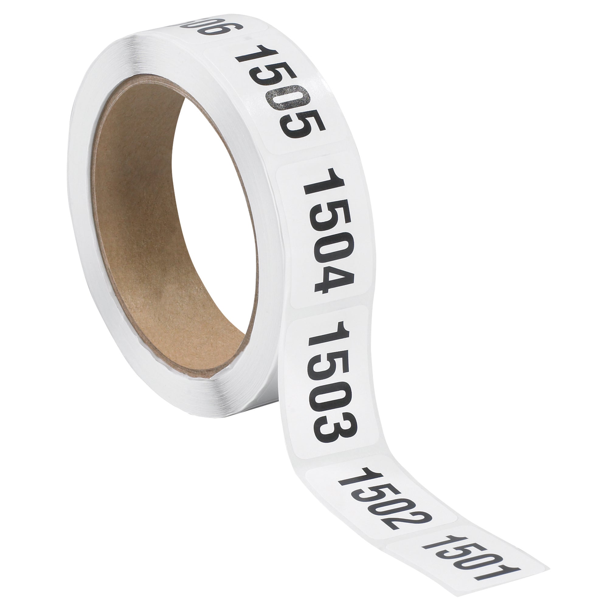 1 x 1 1/2" (1501-2000) Consecutive Numbered Labels (DL1244) Roll Of 50 ...