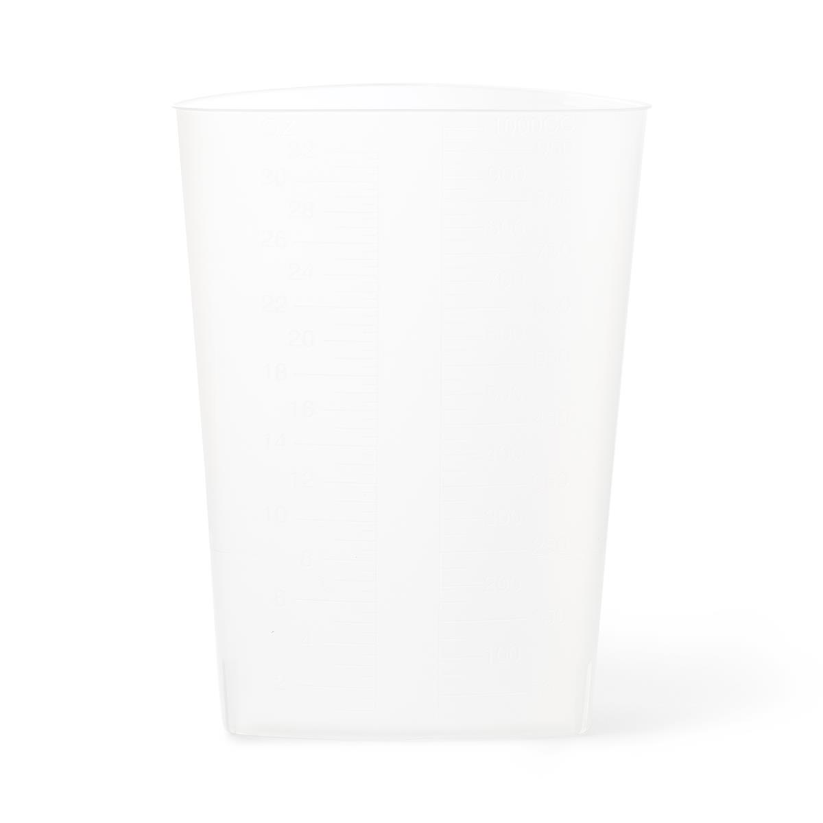 Graduated Triangular Intake/Output Container, Translucent, 1000 mL, 10 ...