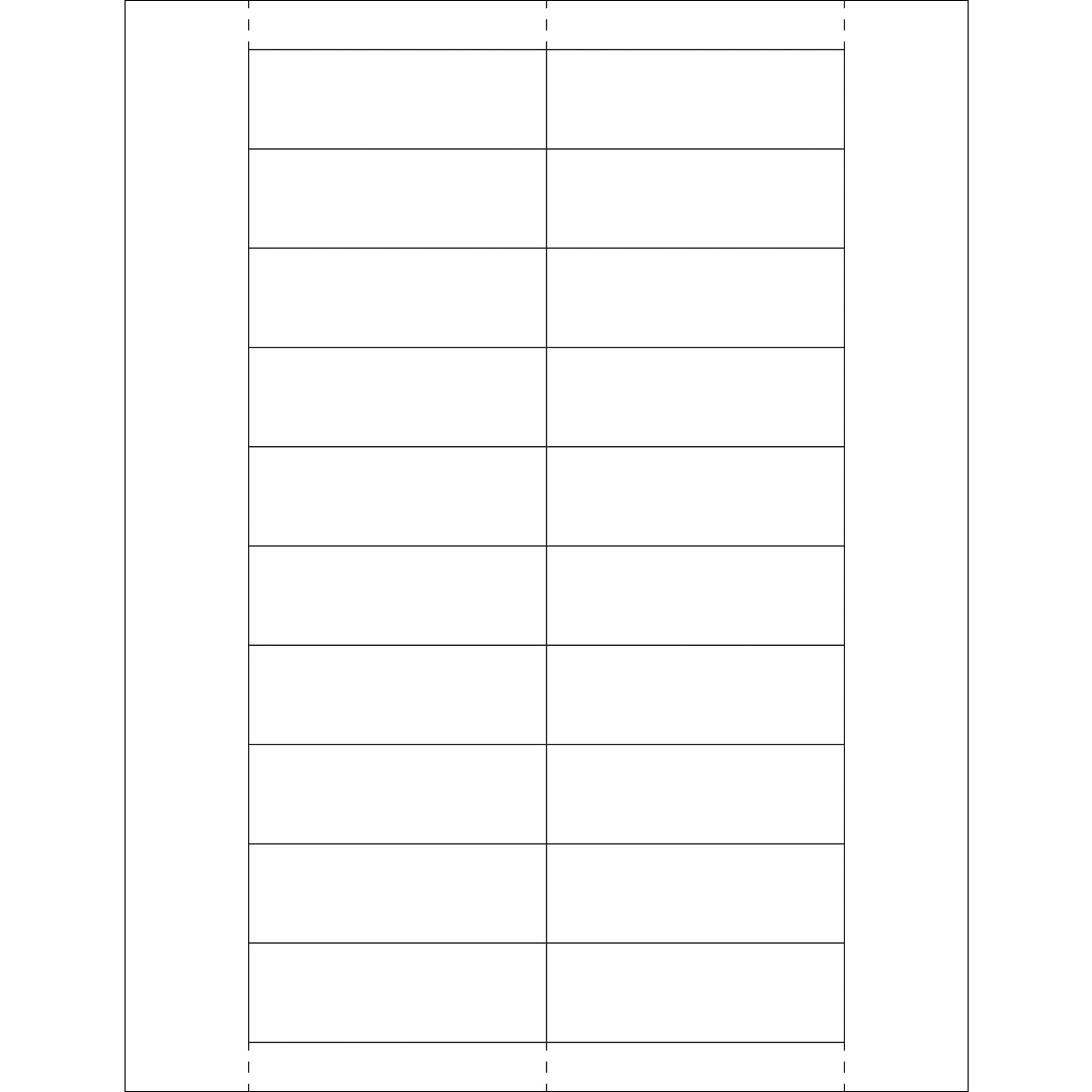 1 x 3" Plastic Label Holder Insert Cards (LH246) Case Of 1000 ...
