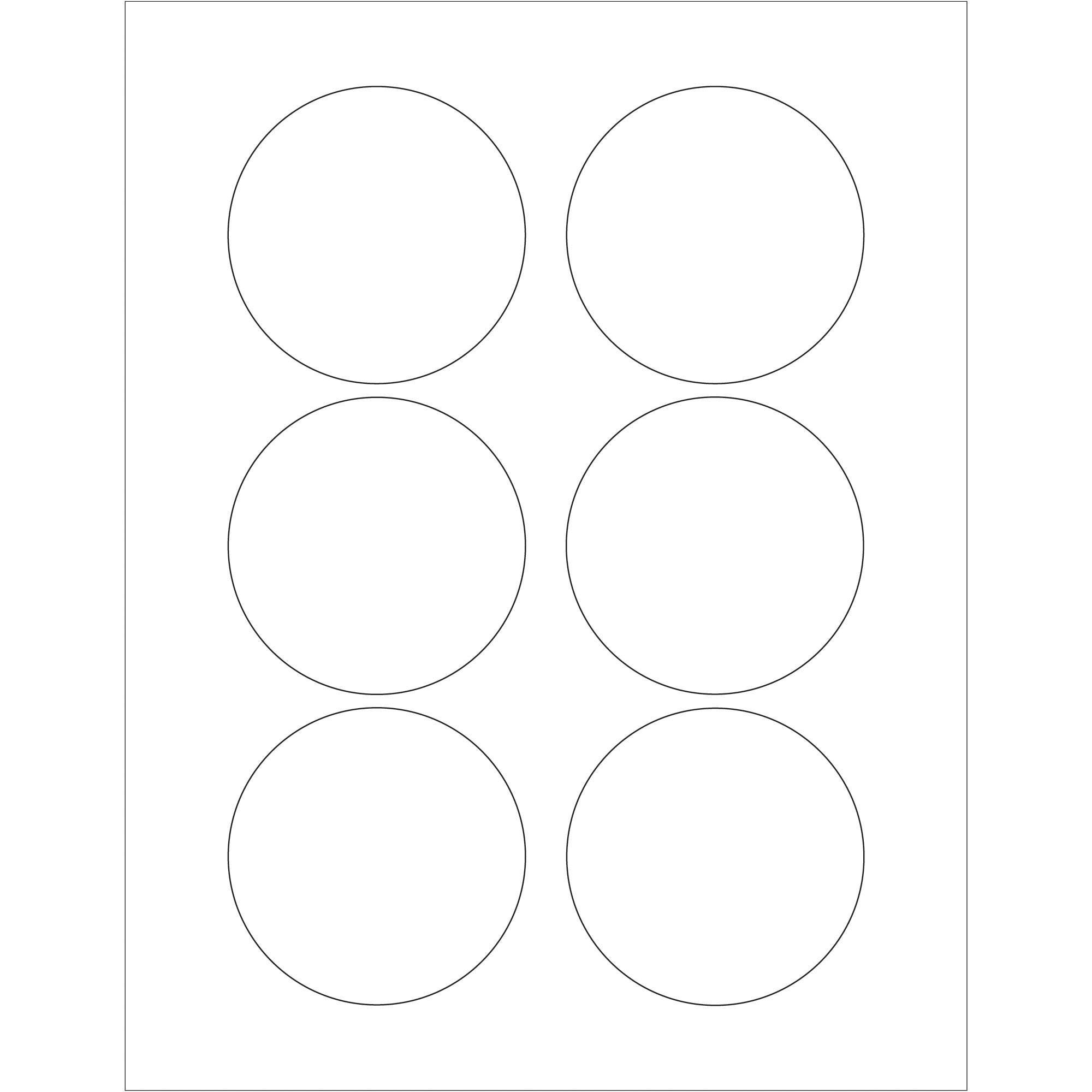 3" Glossy White Circle Laser Labels (LL304) Case Of 600 – GoodEarth ...