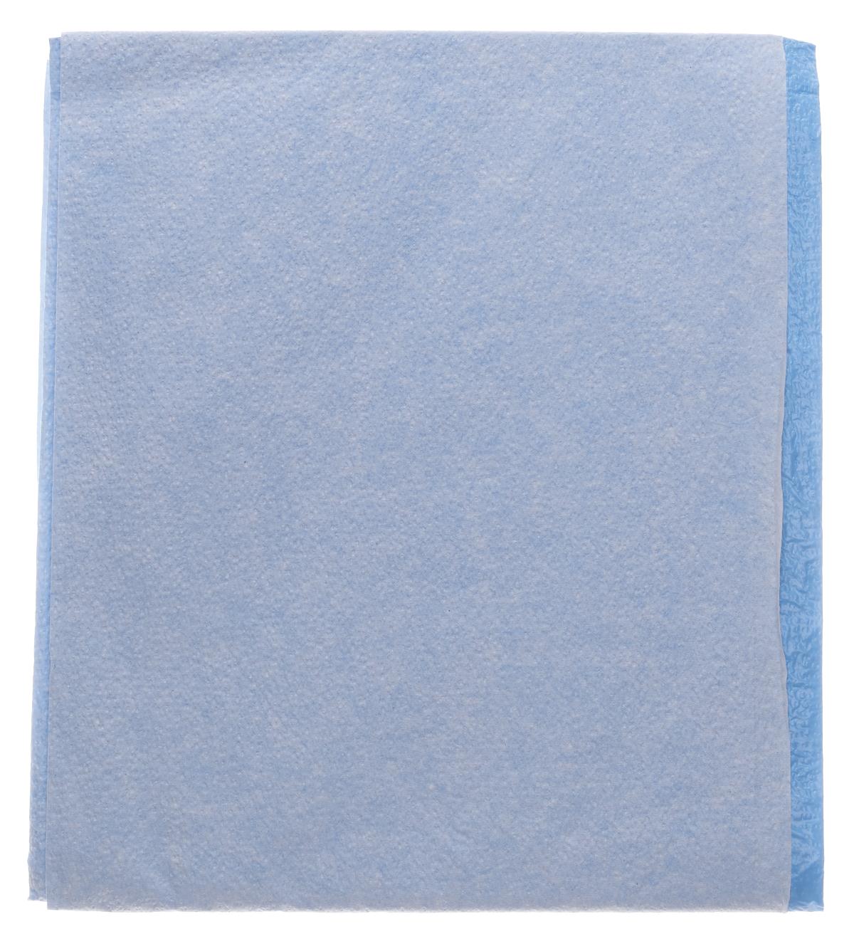 Tissue/Poly Drape Sheet, Blue, 40" x 90" (101.6 cm x 228.6 cm), 1 EA ...