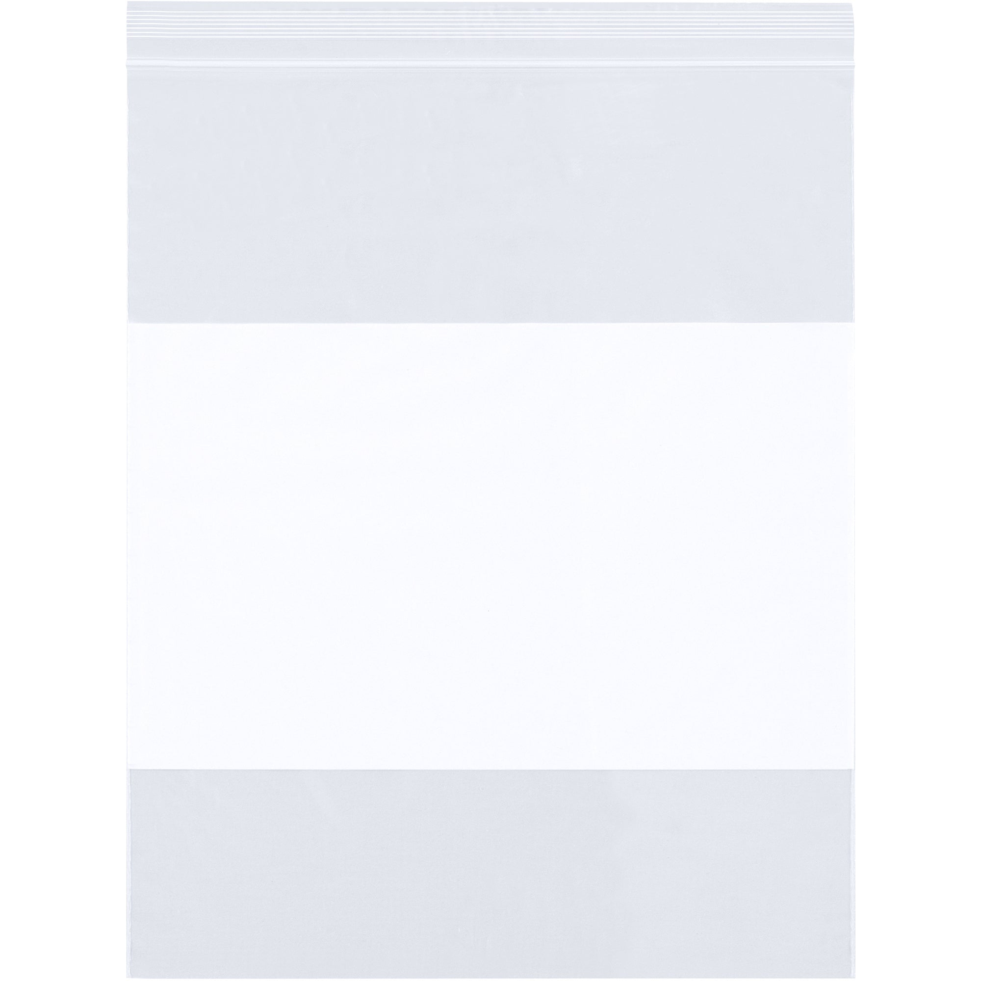 8 x 10" - 4 Mil White Block Reclosable Poly Bags (PB4002) Case Of 1000 ...