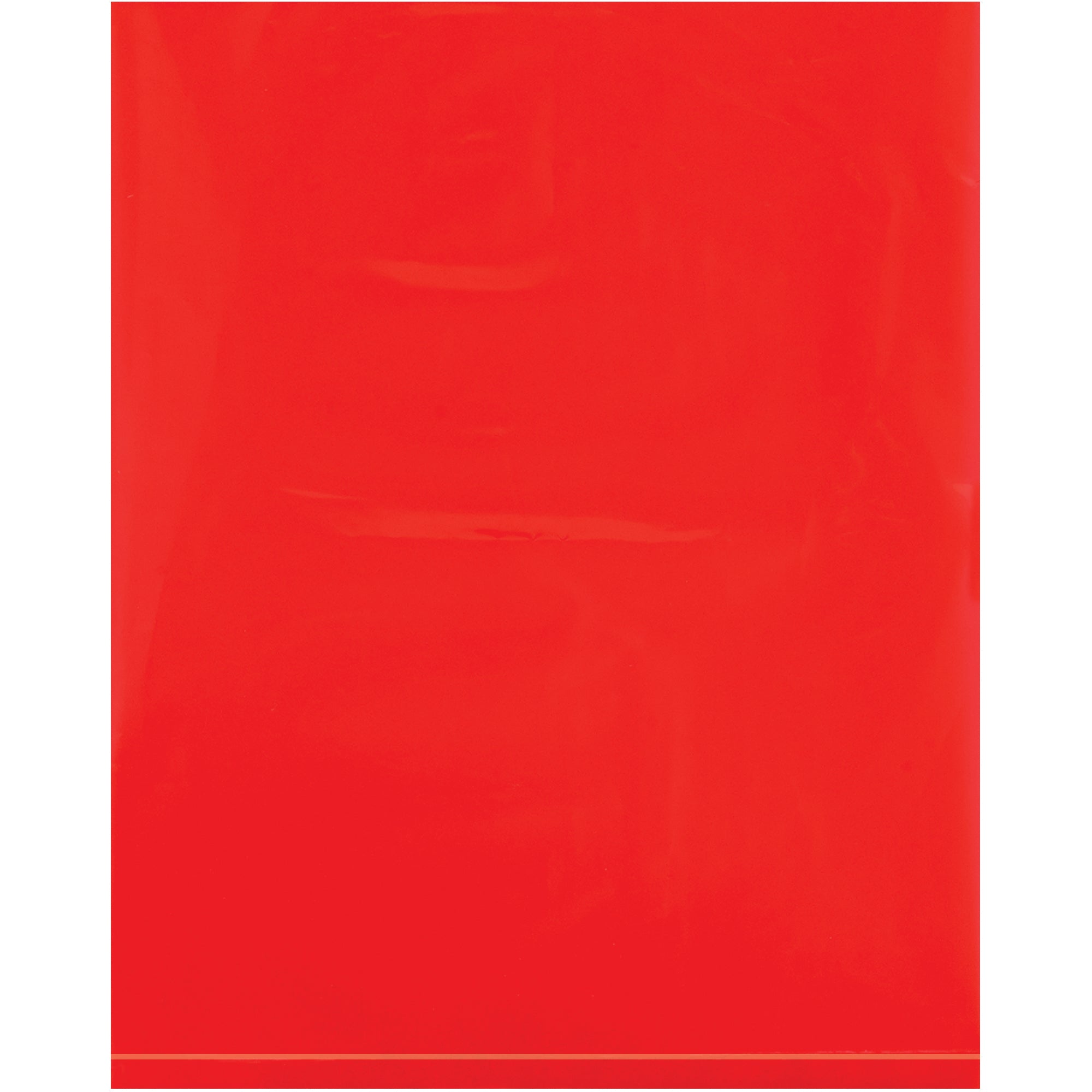 12 x 15" - 2 Mil Red Flat Poly Bags (PB534R) Case Of 1000 – GoodEarth ...