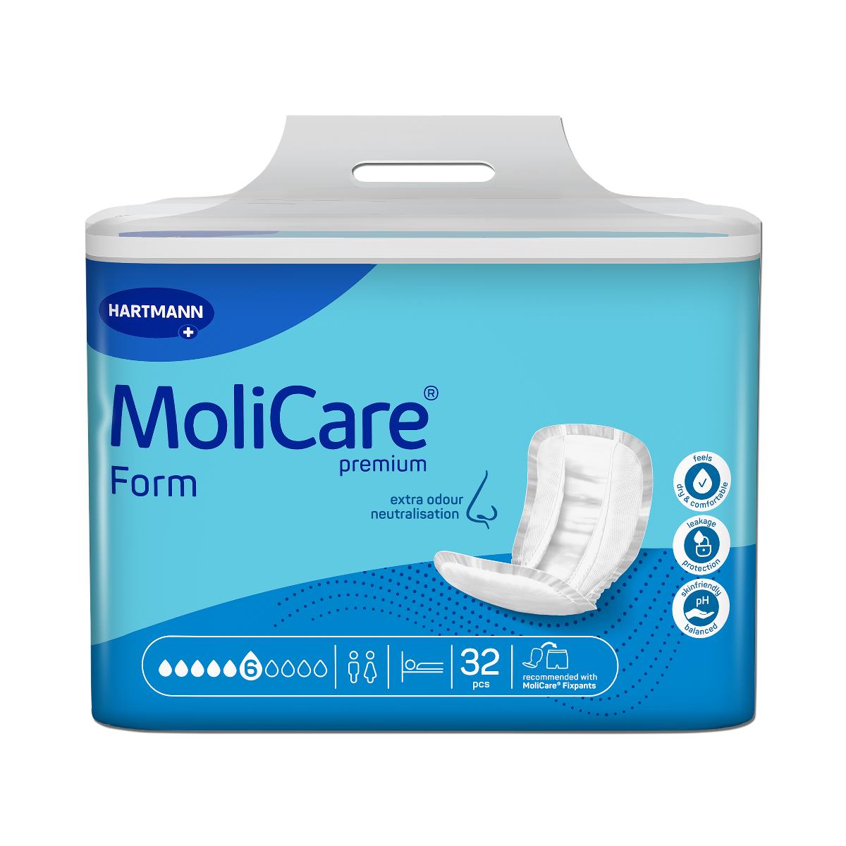 MoliForm Soft Incontinence Liners, 13" x 27", Extra, 128/CS (PHT168406 ...