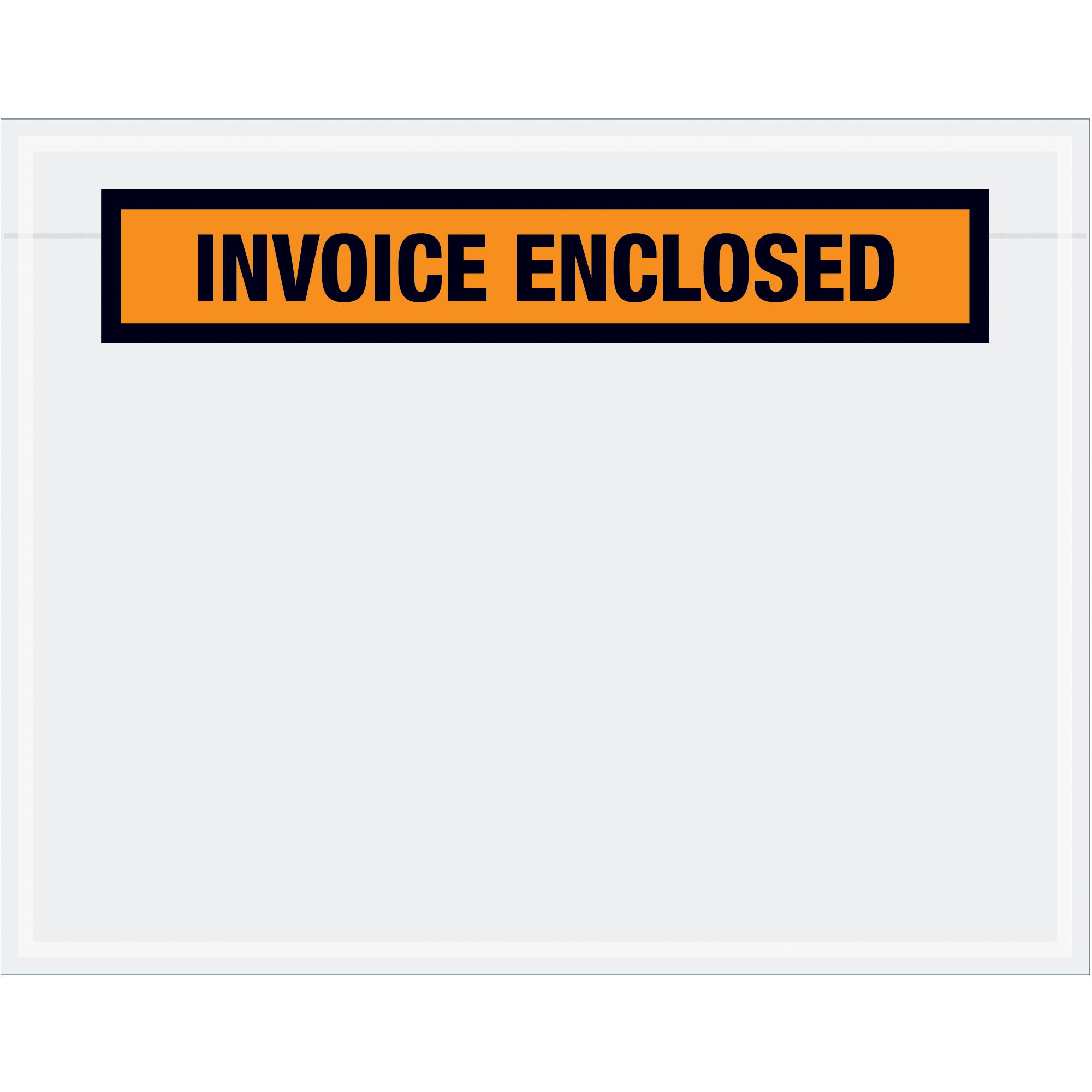 7 x 5 1/2" Orange "Invoice Enclosed" Envelopes (PL23) Case Of 1000 ...