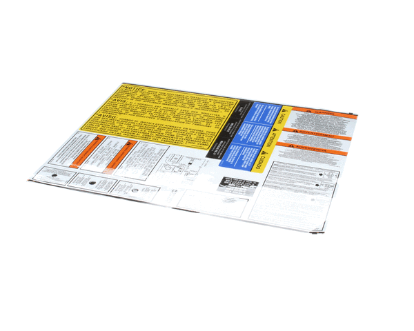 Pitco A6100201 Label,Sheet Gas 7,14,18,14R,14C (PTA6100201) Each ...