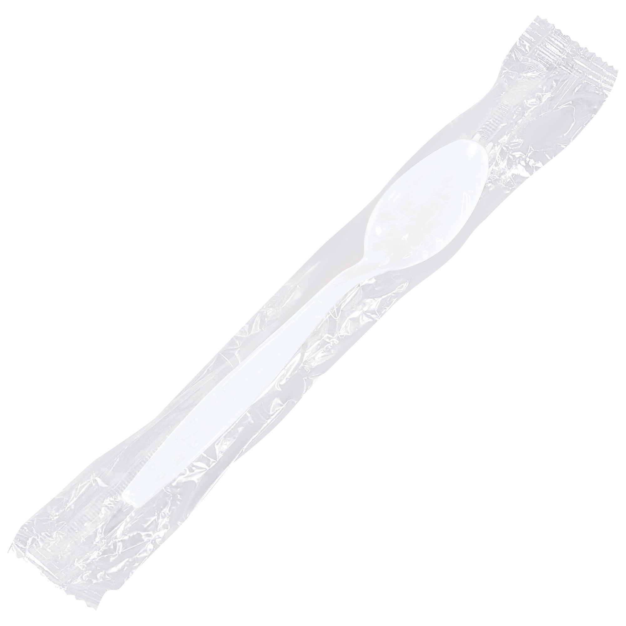 Individually Wrapped White Plastic Spoons (PW109) Case Of 1000 ...