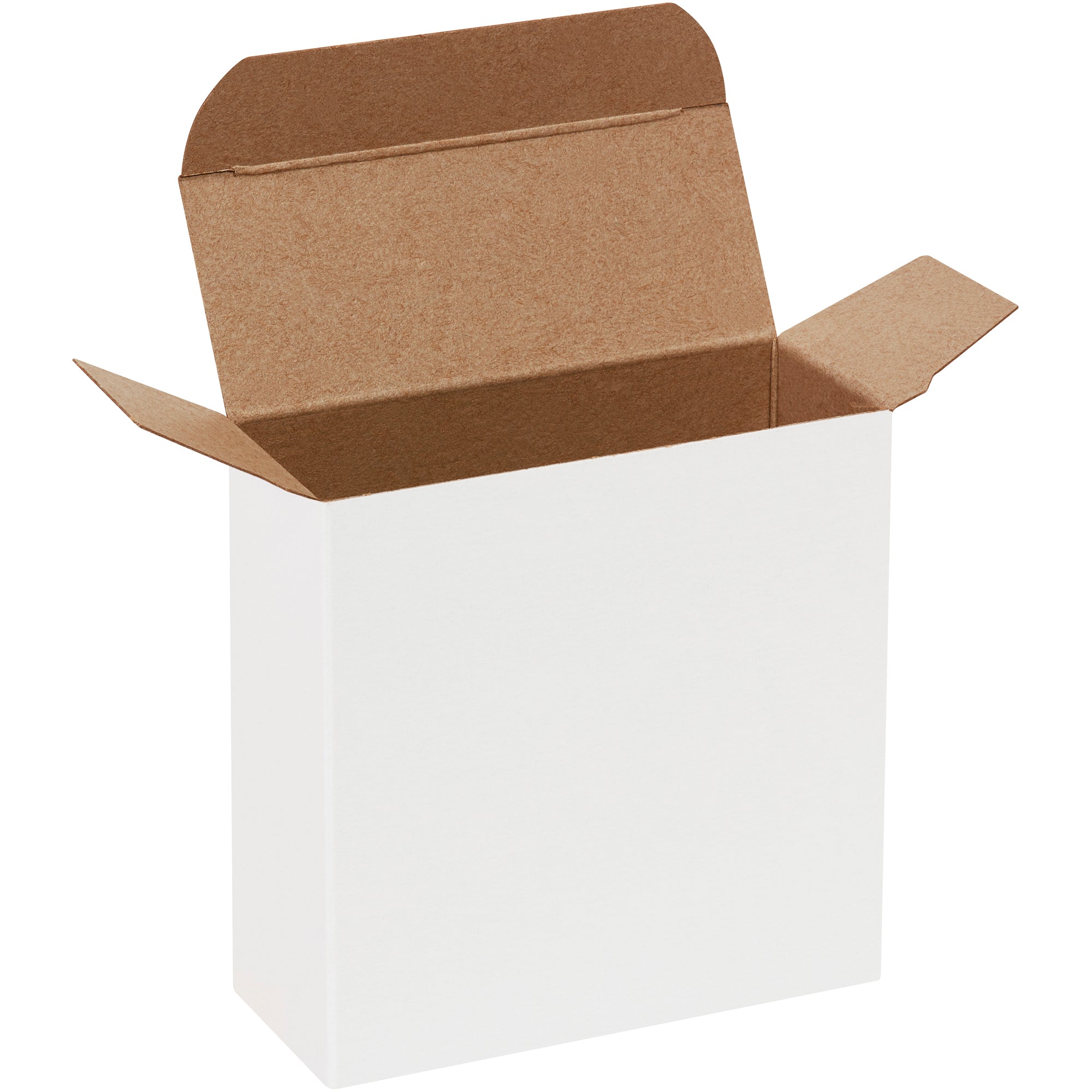 4 x 1 5/8 x 4" White Reverse Tuck Folding Cartons (RTC38W) Case Of 500 ...
