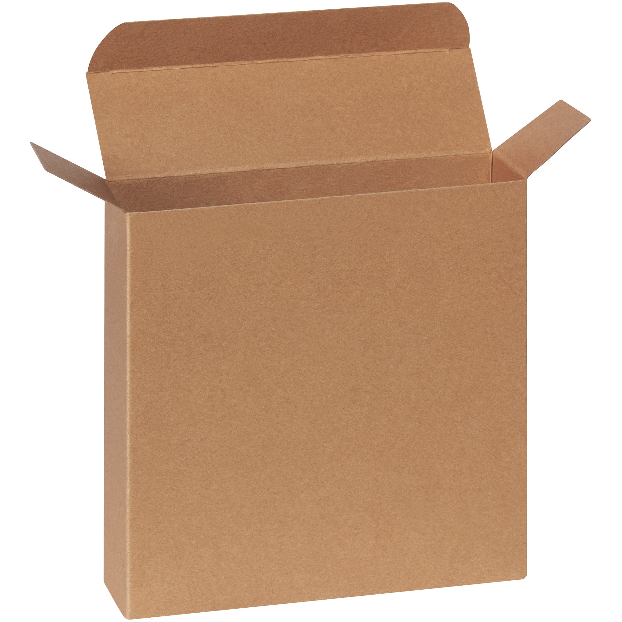 7 1/4 x 2 x 7 1/4" Kraft Reverse Tuck Folding Cartons (RTC57) Case Of ...