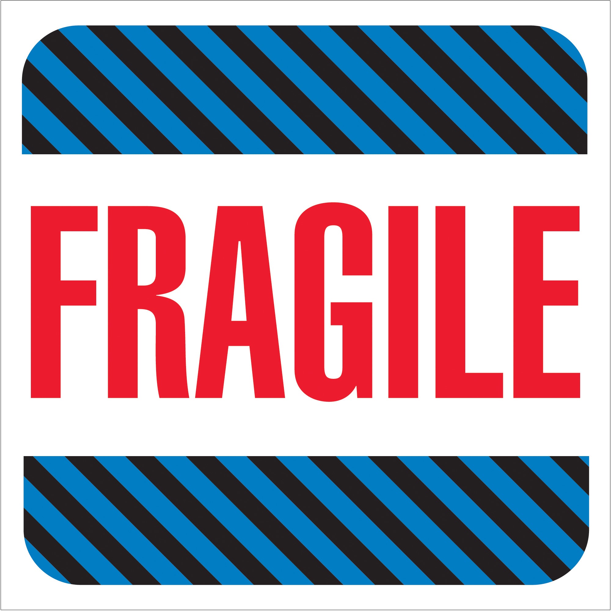 TAPE LOGIC® Labels, "Fragile", 4" x 4", Multiple, 500/Roll (SCL522) Ro ...