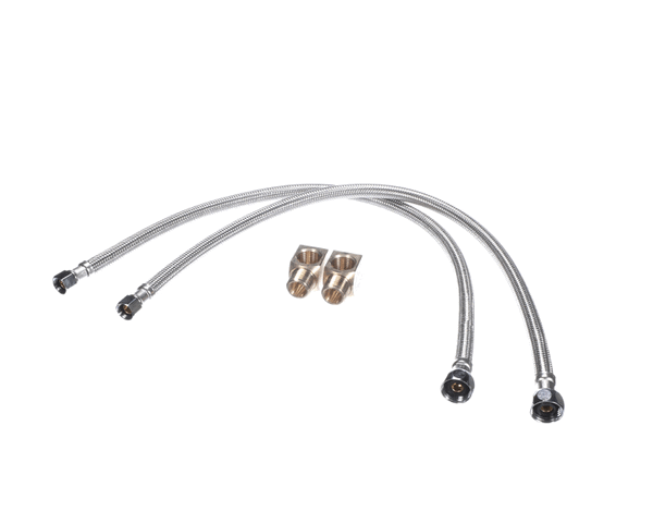 T&S Brass B-1105-Kit Inlet Kit, 1/2Npt Close Elbows, 24 Flex (TSB-1105 ...