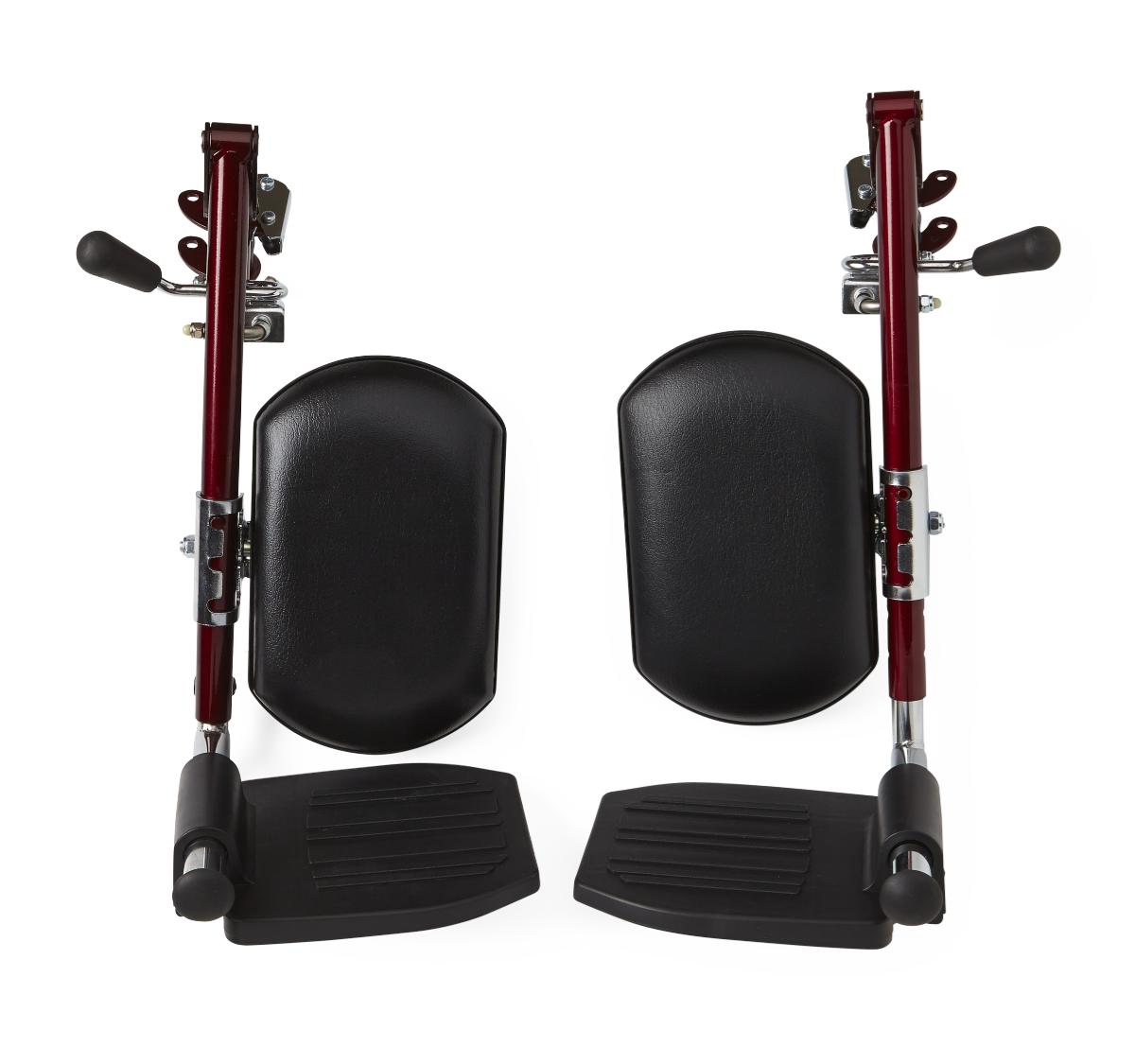 Red Elevating Leg Rest for Freedom Plus Lightweight Bariatric Transpor ...