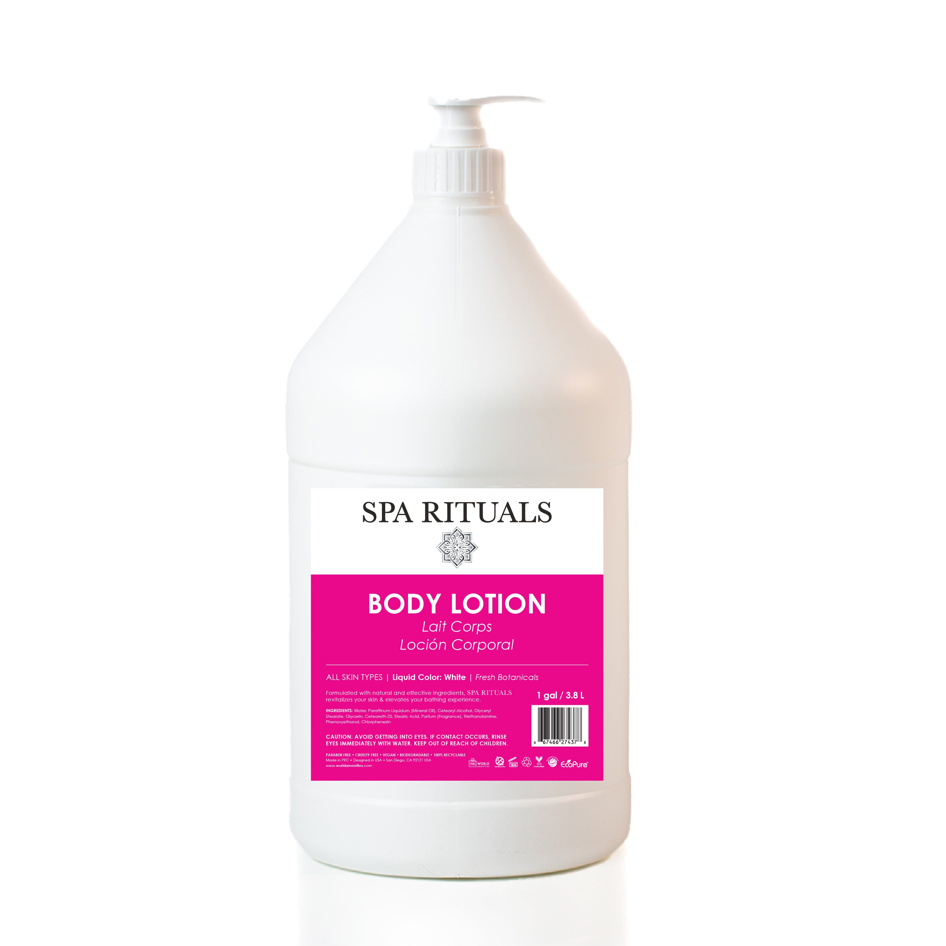 Spa Rituals® - Lotion, 1 gal (HA-SPAR-034A) Case of 4 – GoodEarth Products