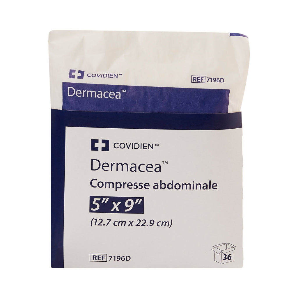 Dermacea™ Abdominal Pad 5 X 9 Inch Sterile 1 per Pack (566395_EA) 1/EA ...