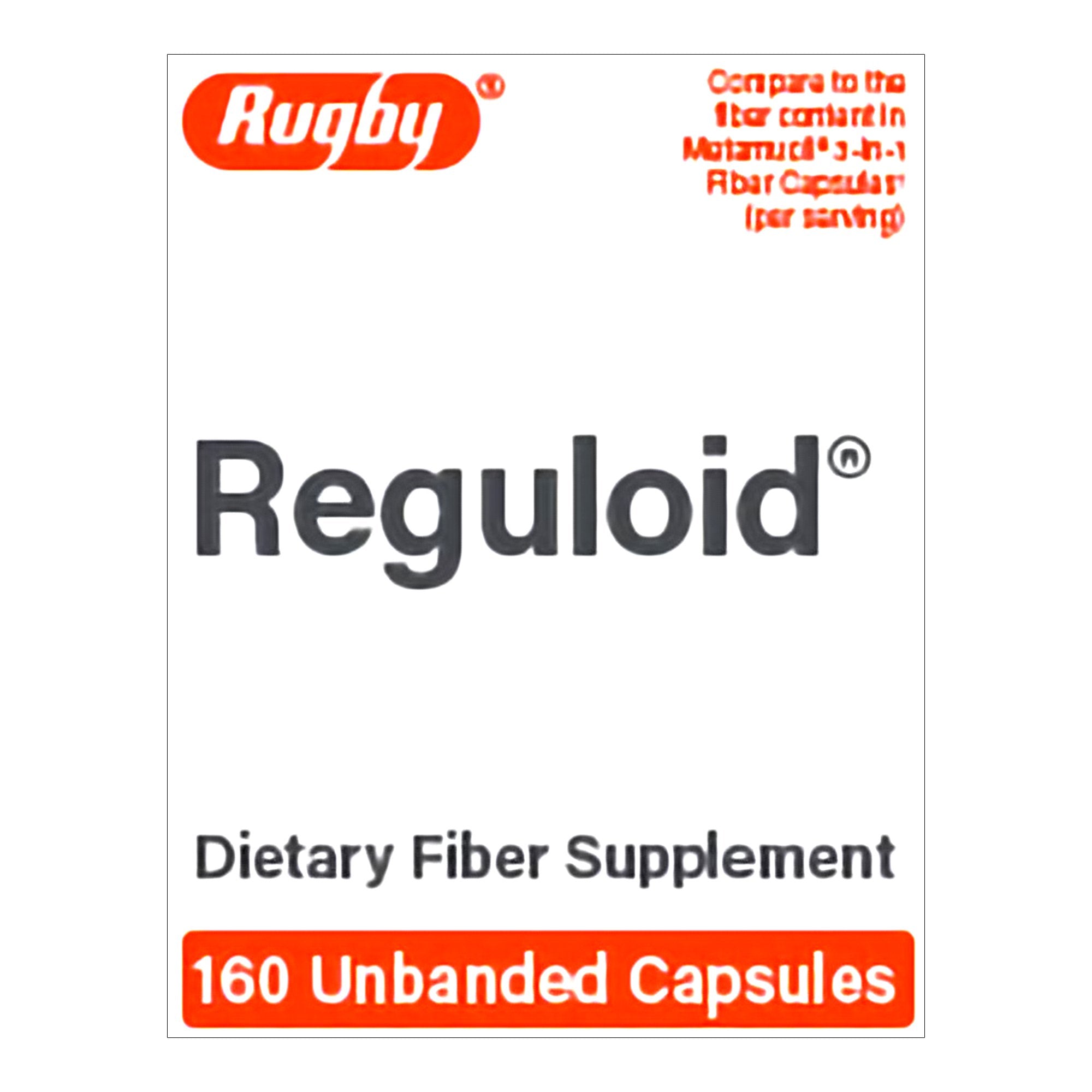 Reguloid® Laxative Capsule 160 per Bottle Psyllium Husk (1167598_BT) 1 ...