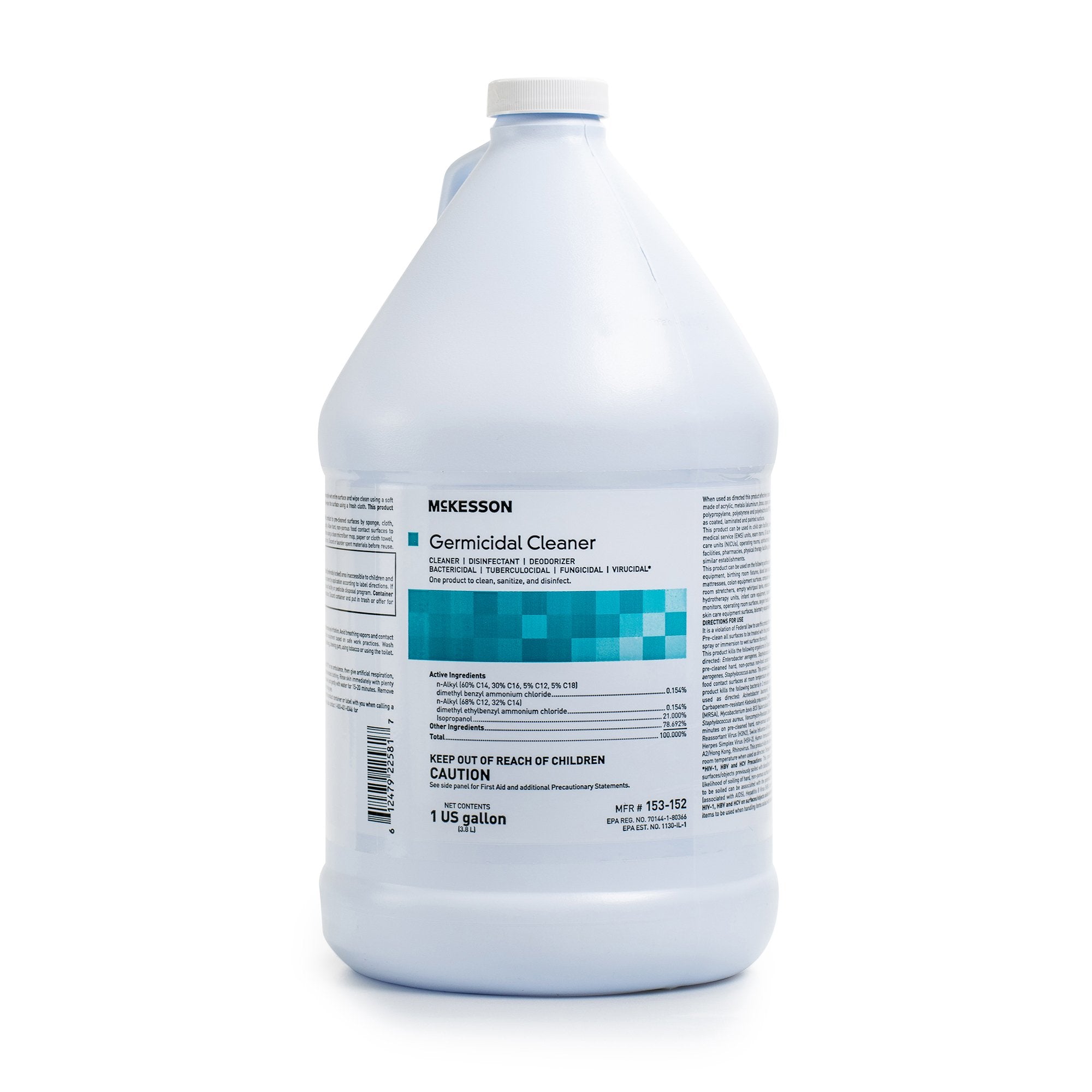 McKesson Surface Disinfectant Cleaner Alcohol Based Manual Pour Liquid ...
