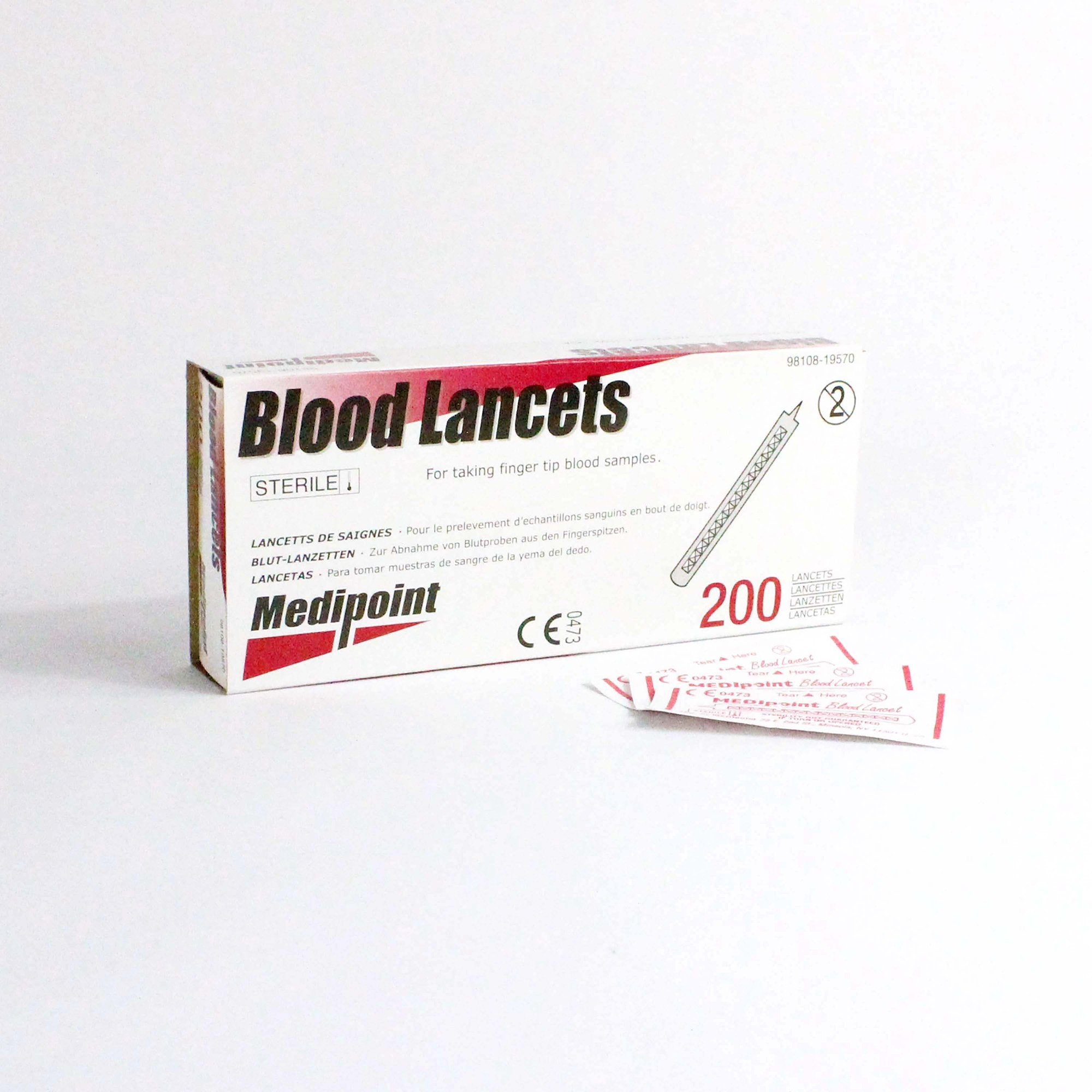 MediPoint Blade Style Lancet Finger (919307_BX) 200/BX – GoodEarth Products