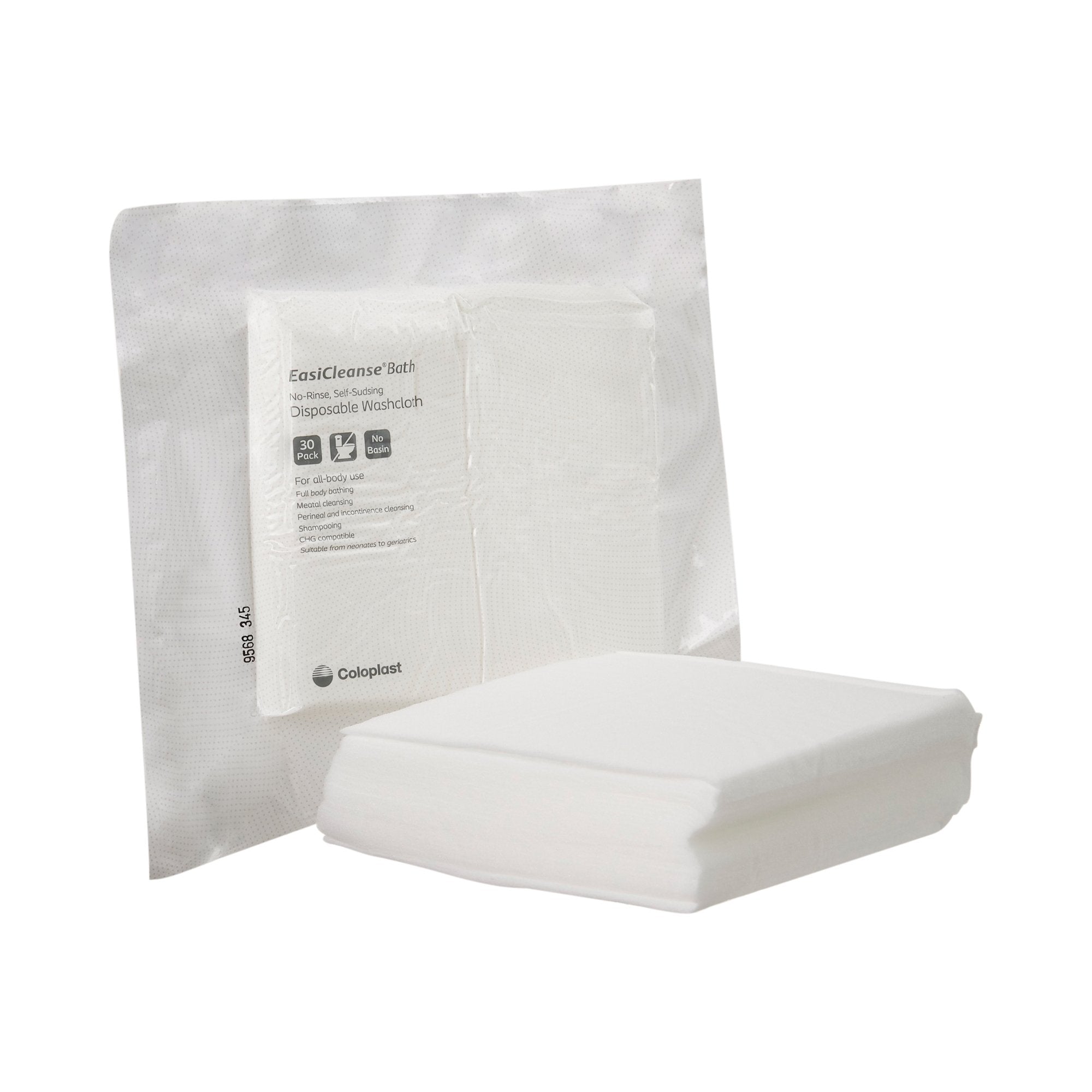 Bedside-Care® EasiCleanse™ Rinse-Free Bath Wipe Soft Pack Scented 30 C ...