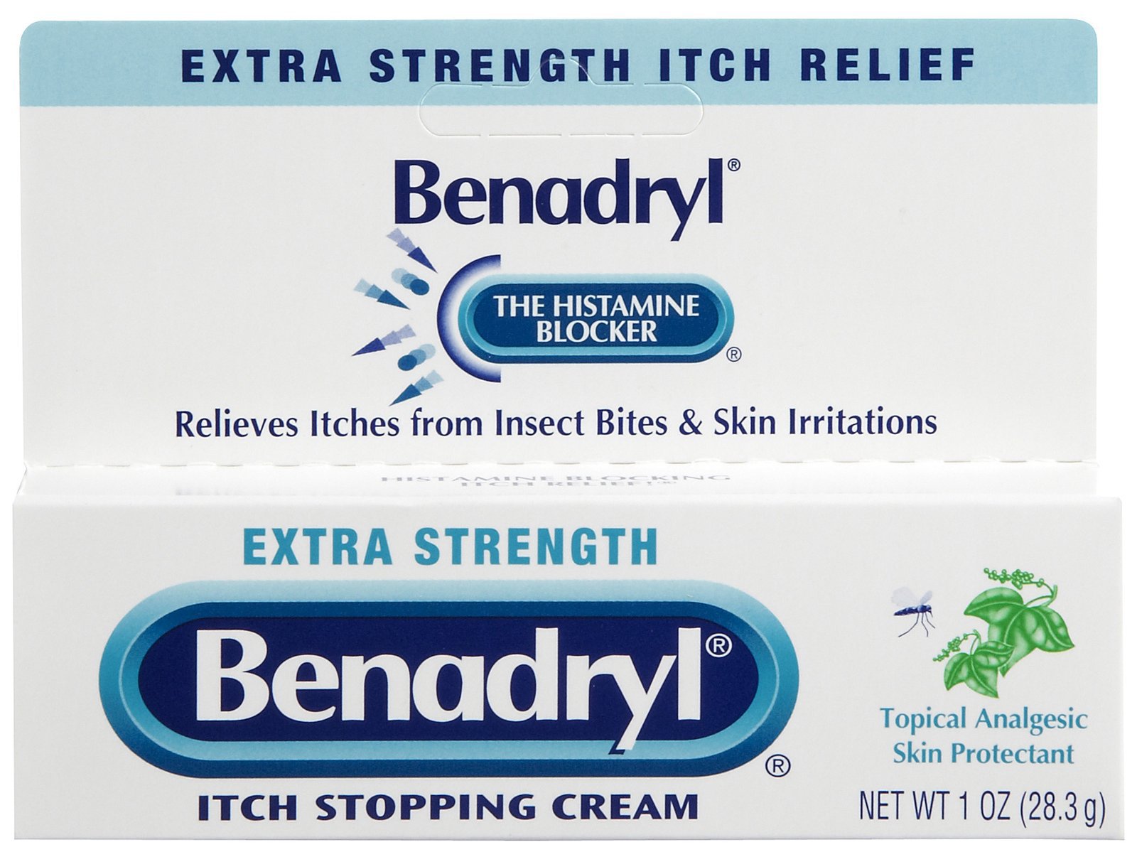 Benadryl® Original Strength Itch Relief 1% - 0.1% Strength Cream 1 oz ...