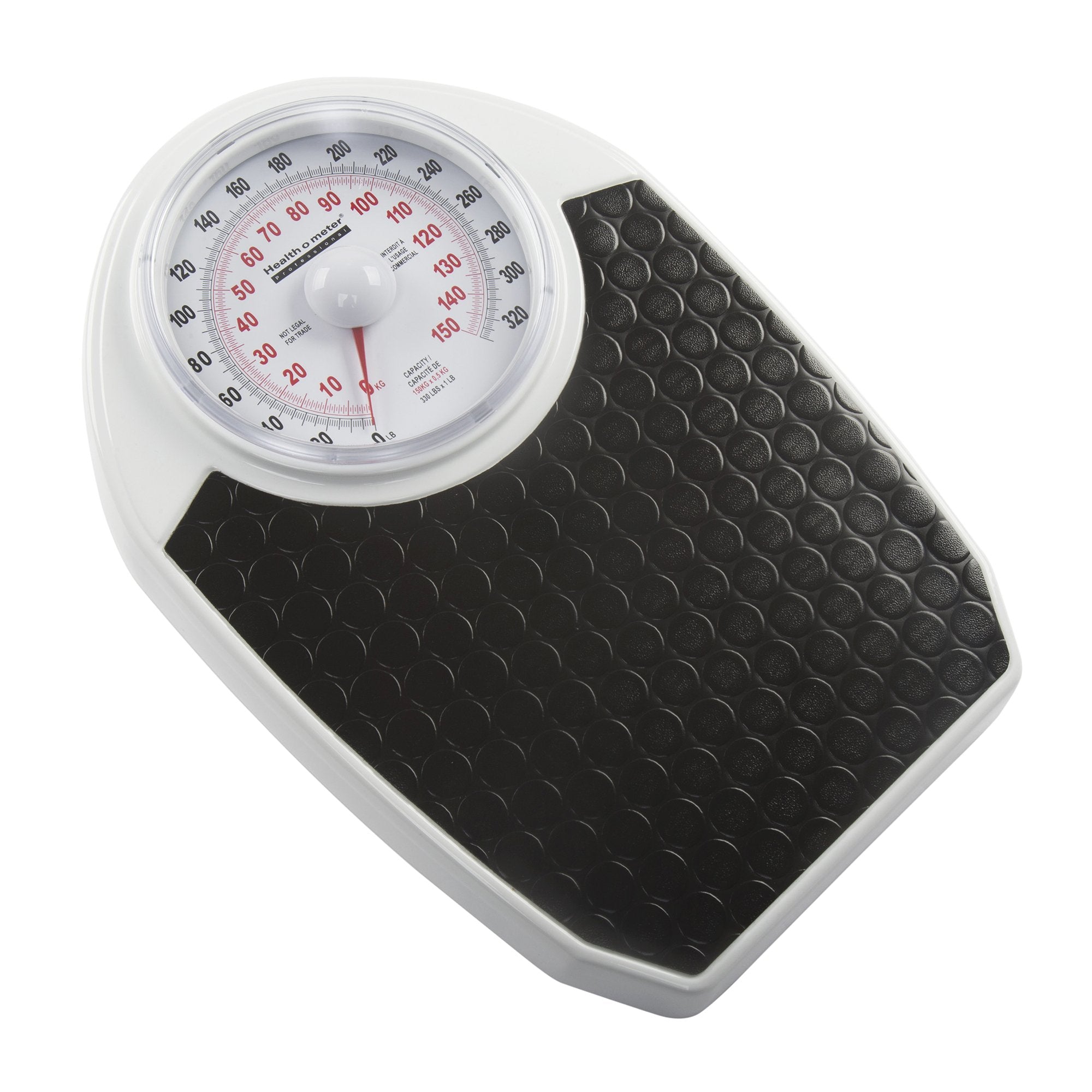 Health O Meter® Floor Scale Dial Display 330 lbs. / 150 kg Capacity Bl ...