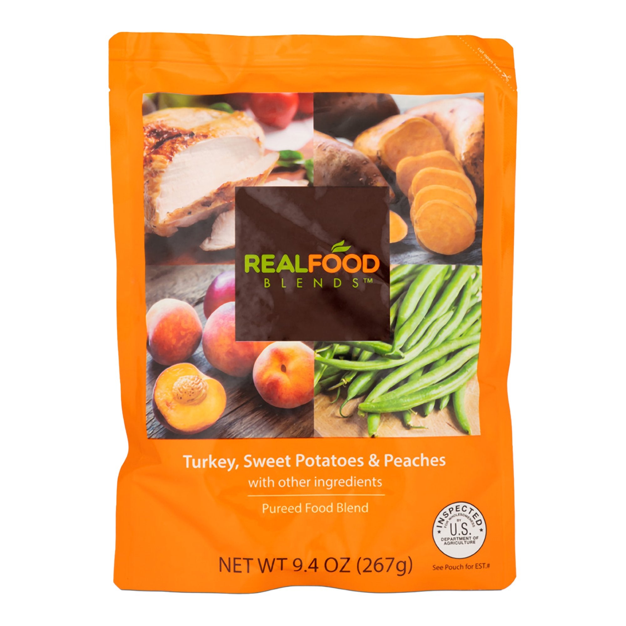 Real Food Blends® Tube Feeding Formula Turkey / Sweet Potatoes / Peach ...