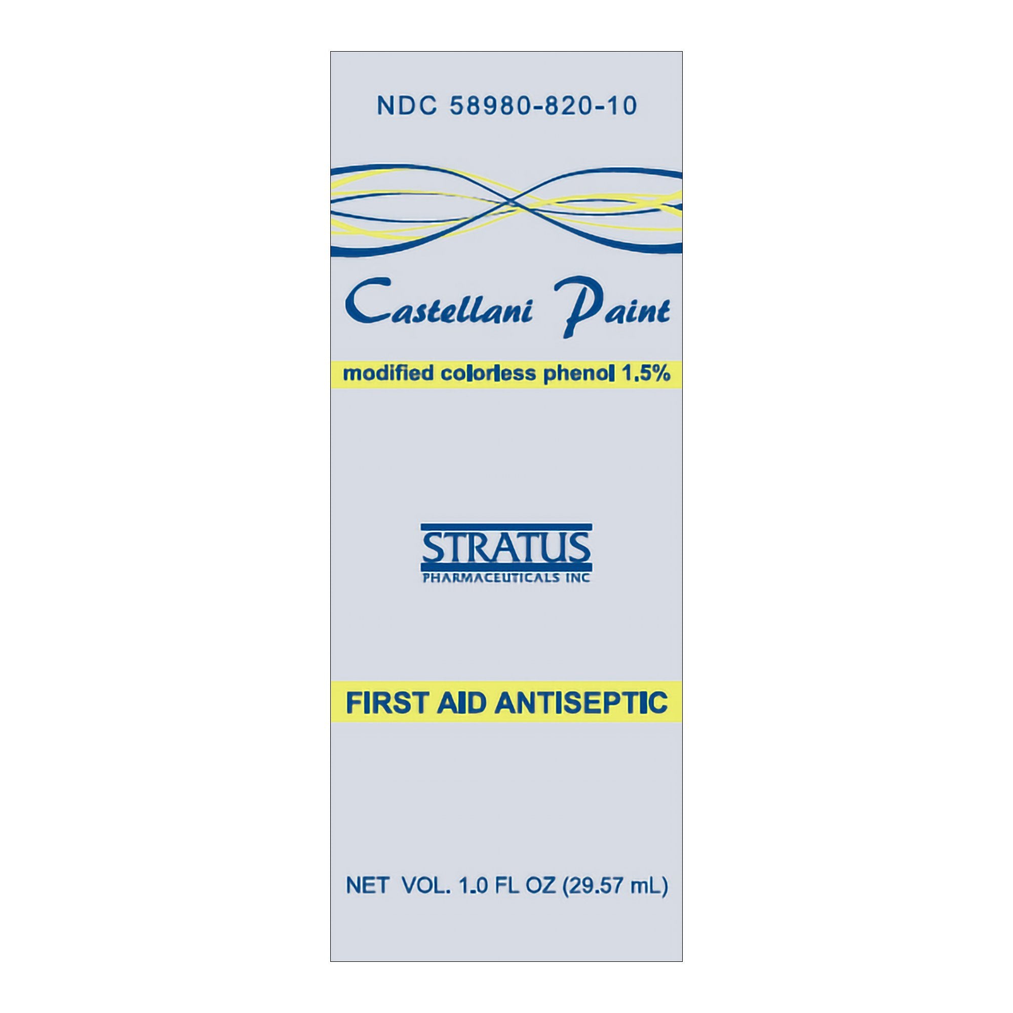 Stratus Pharmaceutical Antiseptic Phenol Topical Liquid 1 oz. Bottle ...
