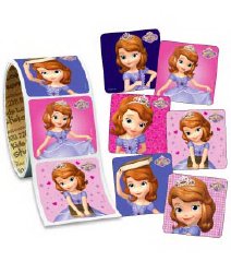 Disney® 100 per Roll Sofia The First Sticker 1-5/8 Inch (953226_RL) 10 ...