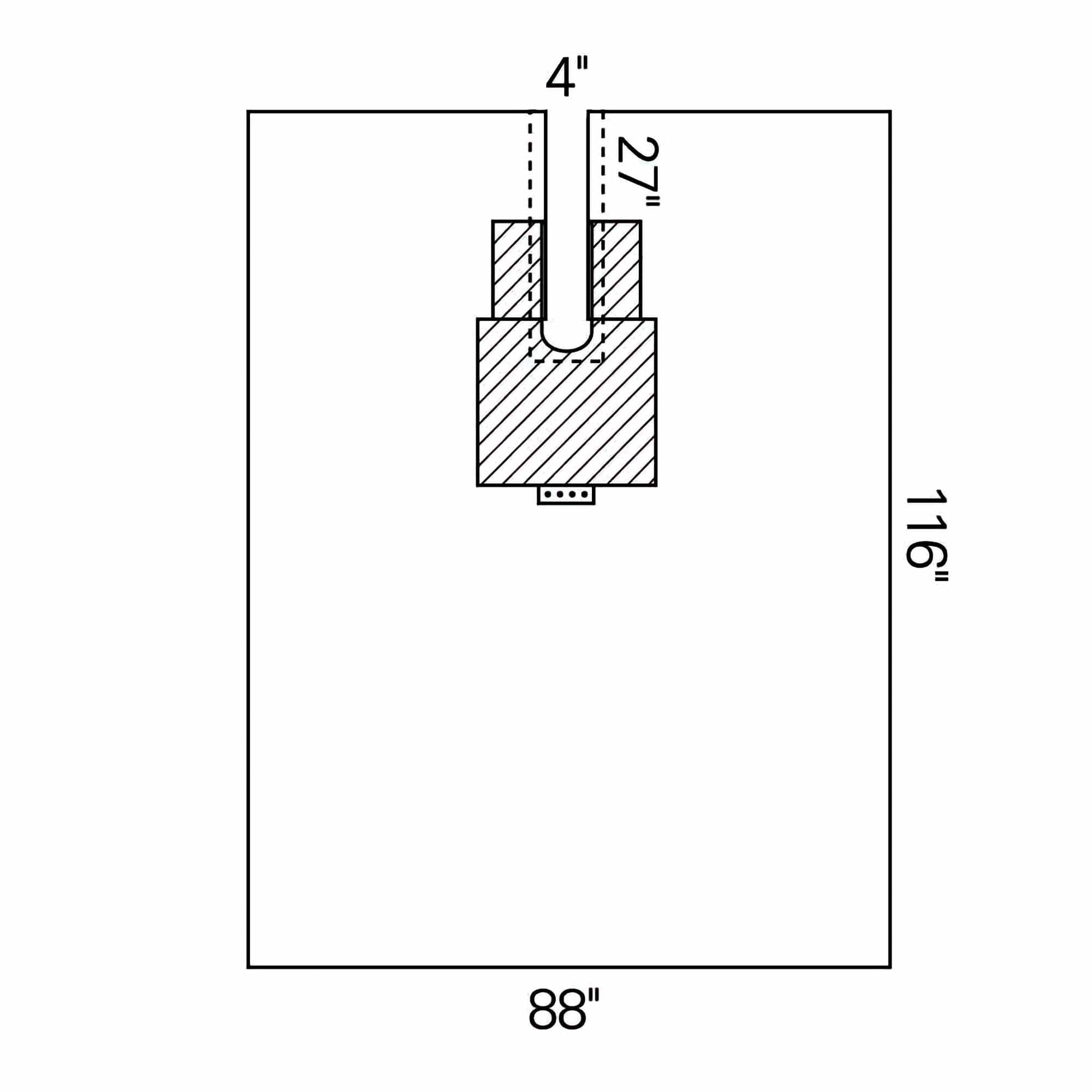 Orthoarts® Surgical Drape Body Split Drape 88 W X 116 L Inch Sterile ...