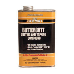 Crown Buttercut Cutting/Tapping Compound, 1 pt, Pour Can (205-5040) 12 ...