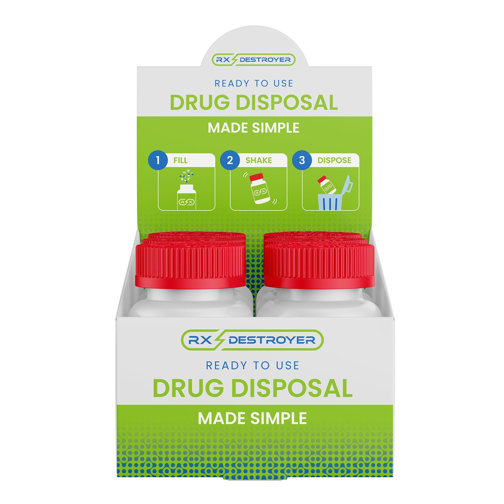 Rx Destroyer™ All-Purpose Drug Disposal System 3 lbs. Carton Weight (1 ...