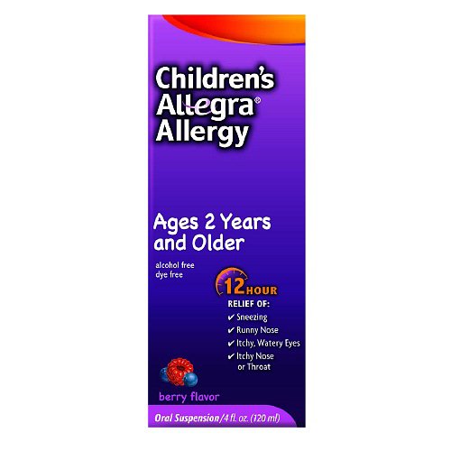 Children's Allegra® Children's Allergy Relief 30 mg Strength Oral Susp ...