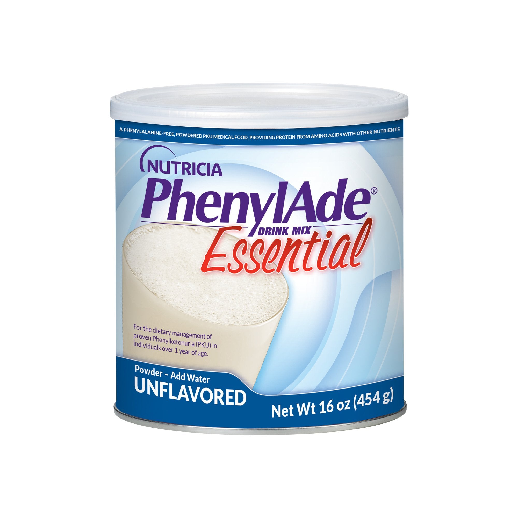 PhenylAde® Oral Supplement Unflavored Powder 16 oz. / 454 Gram Caniste ...