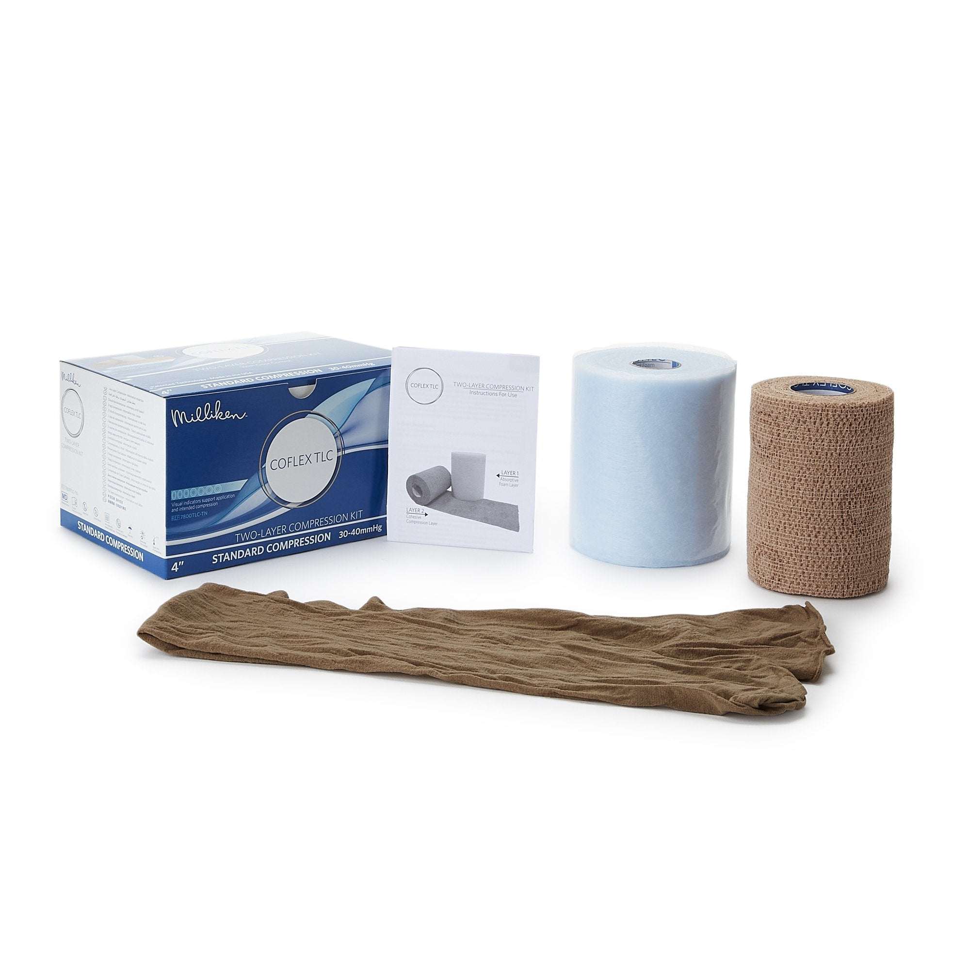 CoFlex® TLC with Indicators 2 Layer Compression Bandage System 4 Inch ...
