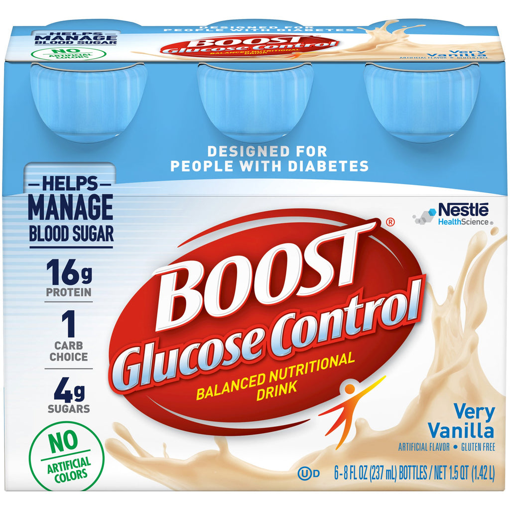 Boost Glucose Control® Oral Supplement Very Vanilla Flavor Liquid 8 oz – GoodEarth Products