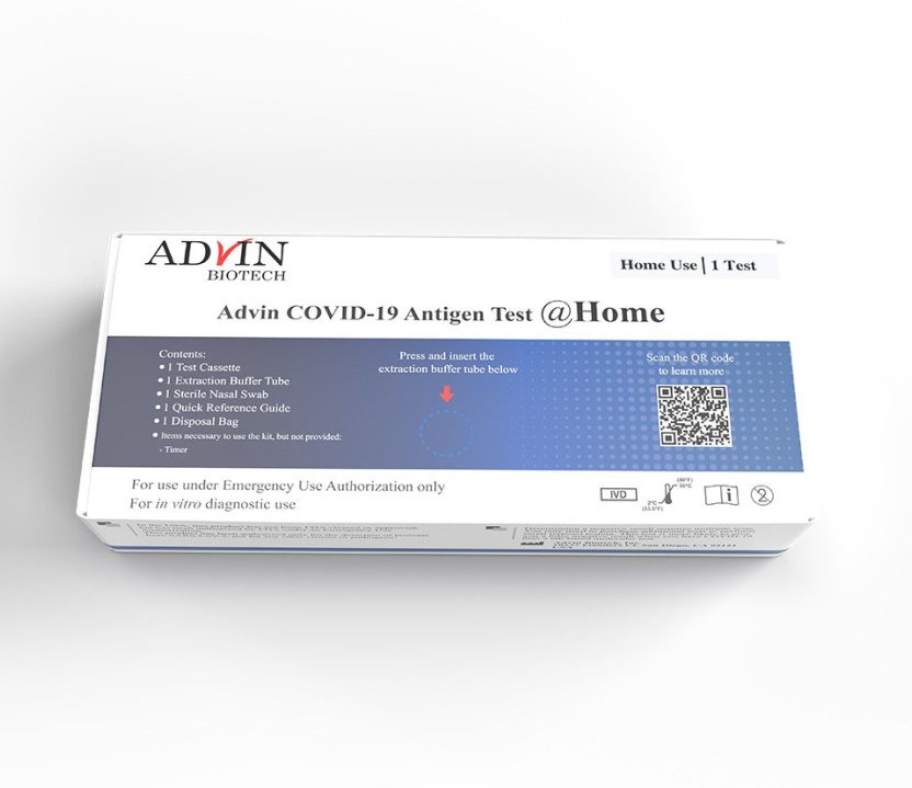 Advin Respiratory Test Kit COVID-19 Antigen Test 24 Tests (1246566_KT ...
