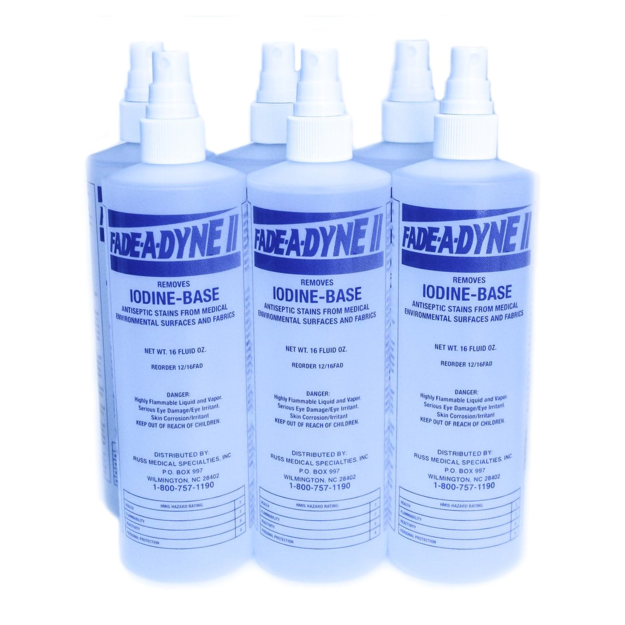 Fade-A-Dyne II® Iodine Stain Remover Alcohol Based Pump Spray Liquid 1 ...