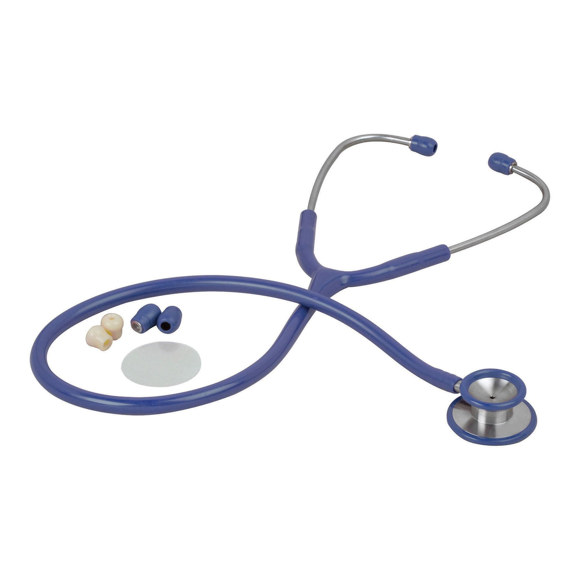 Veridian Clinician Stethoscope Blue 1-Tube 25 Inch Tube Double Sided C ...