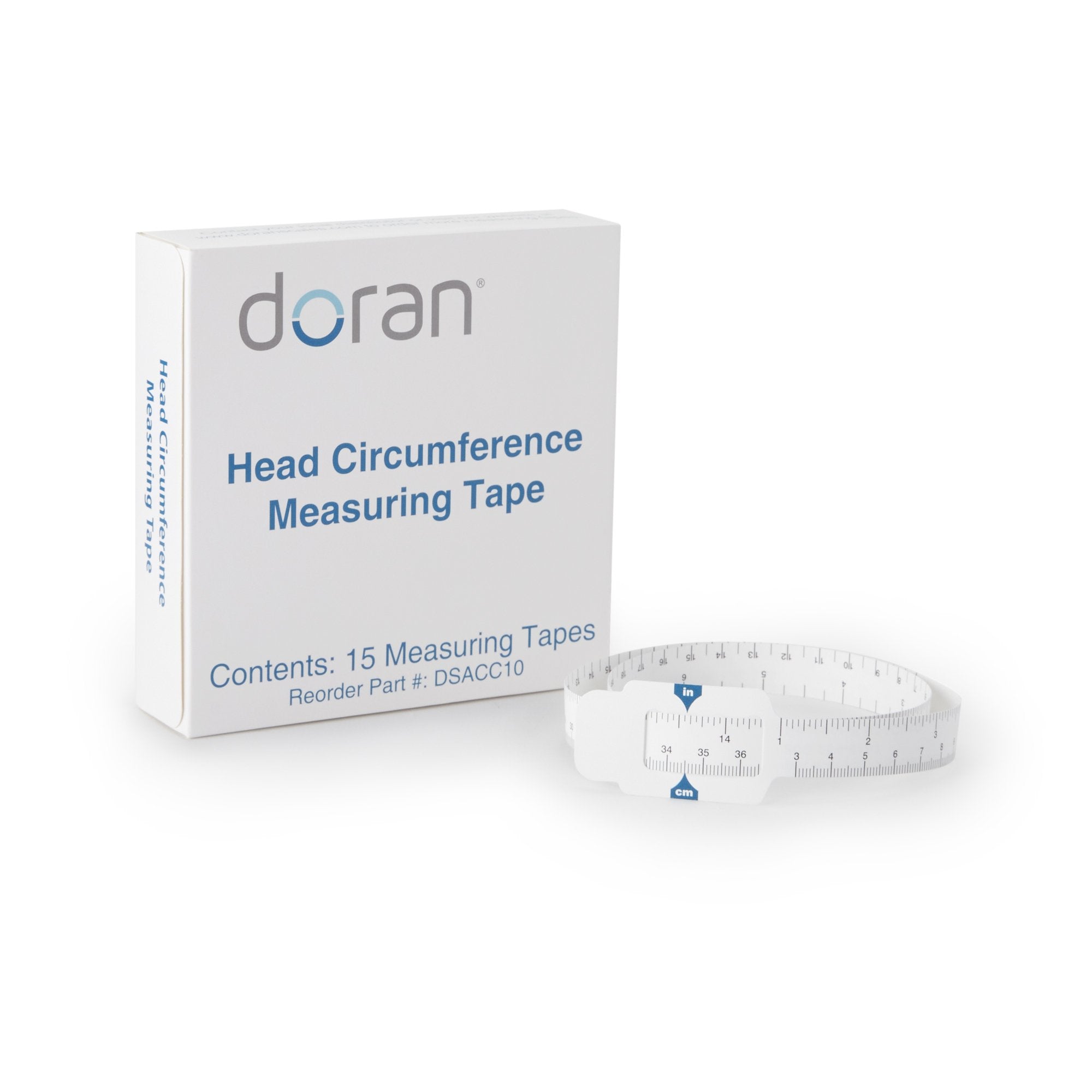 Doran® Circumference Measure Tape 23 Inch Teflon™ Reusable English / M ...
