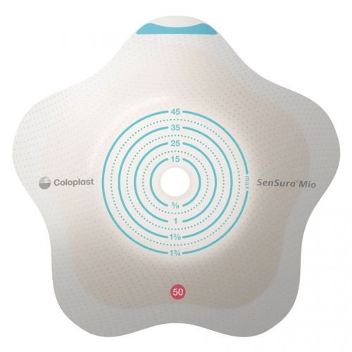 SenSura® Mio Convex Flip Ostomy Barrier Precut, Extended Wear Elastic ...