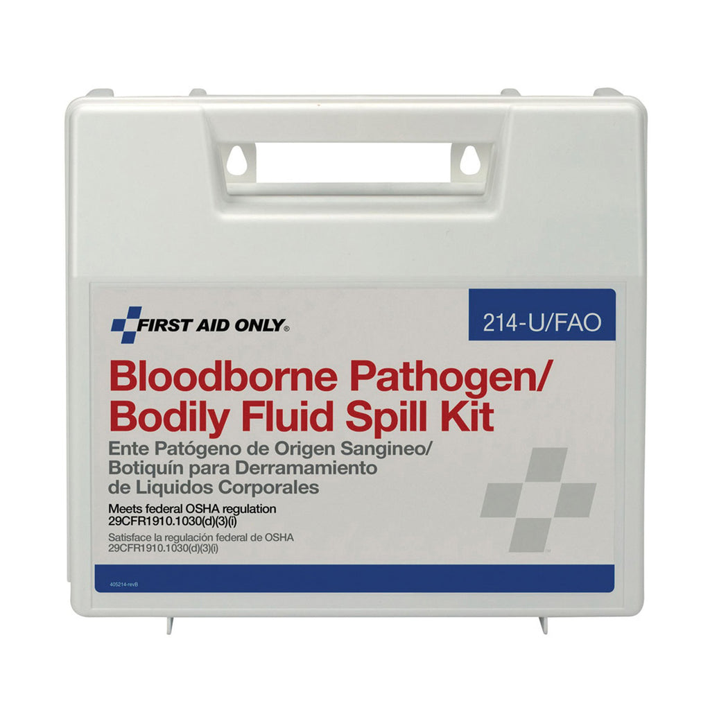 First Aid Only Bloodborne Pathogen And Bodily Fluid Spill Kit First Ai ...