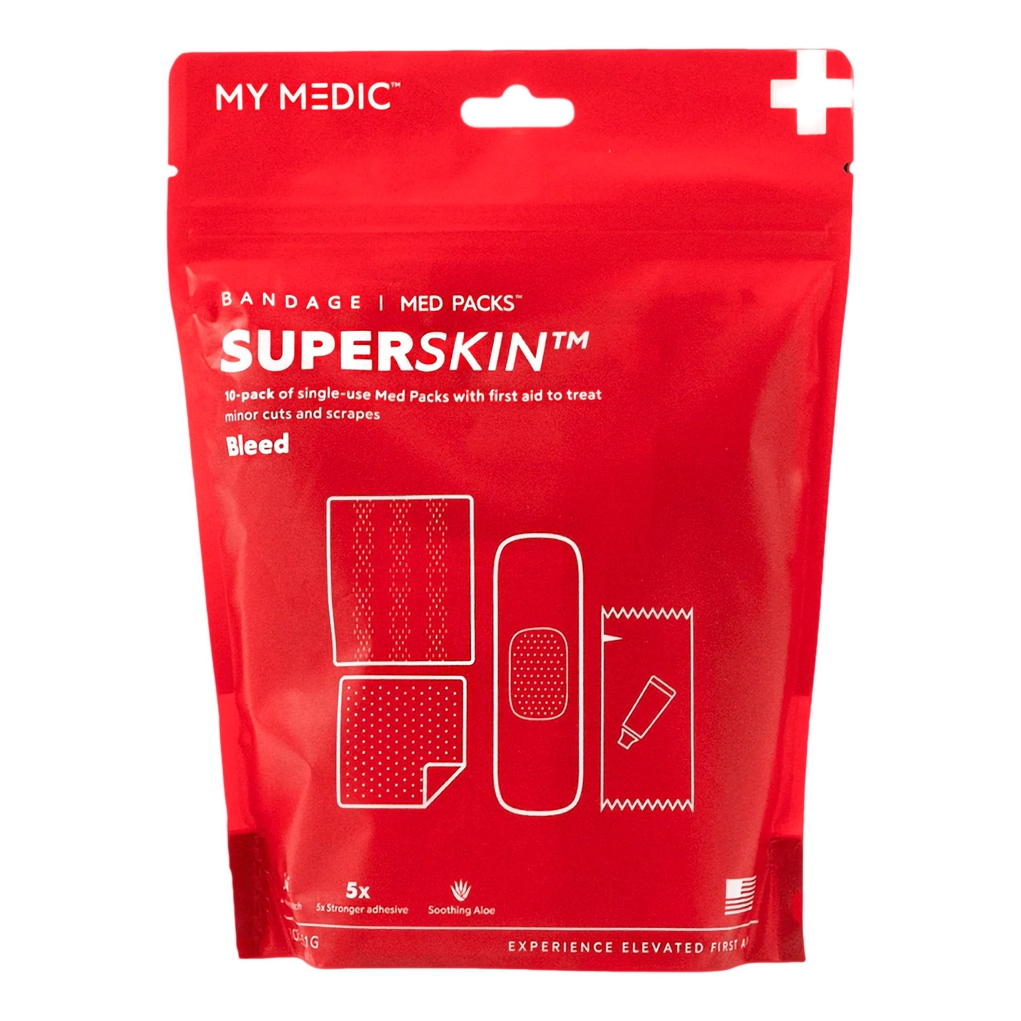 My Medic™ MED PACKS SuperSkin First Aid Kit Plastic Pouch (1207738_EA ...