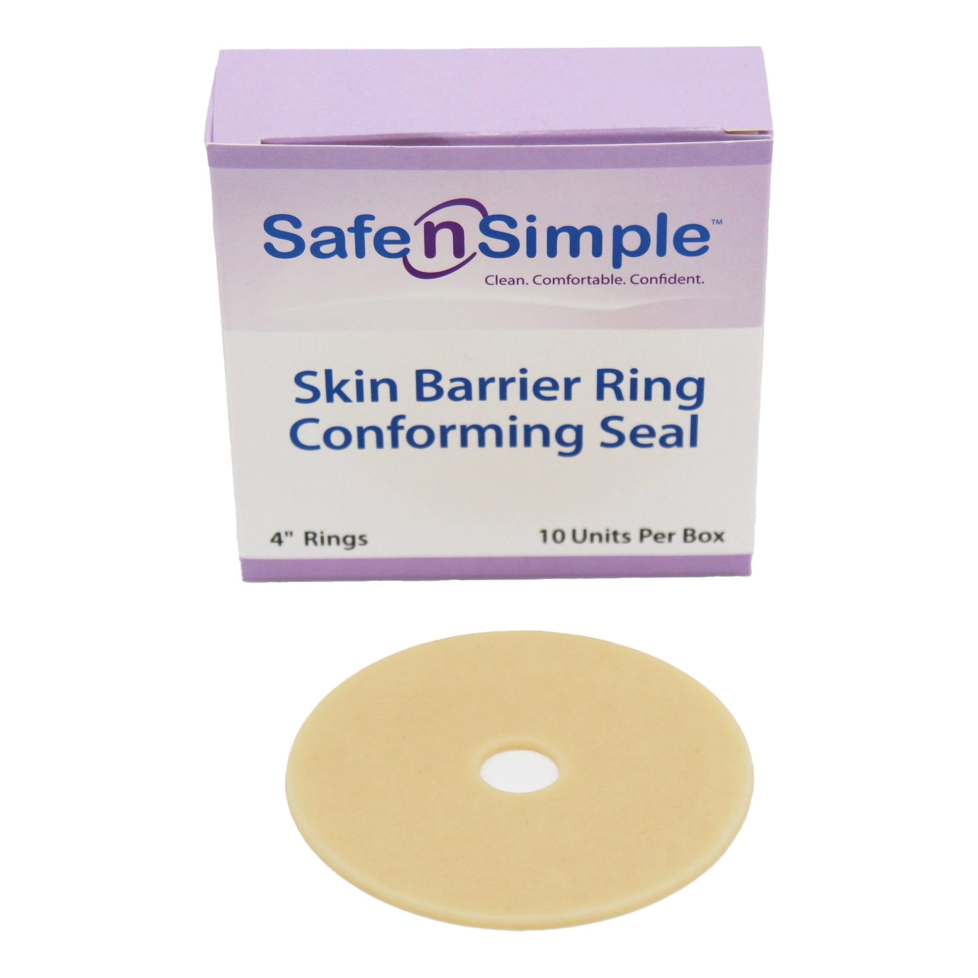 Safe n Simple™ Adhesive Seal 4 Inch Conforming (980456_BX) 10/BX ...
