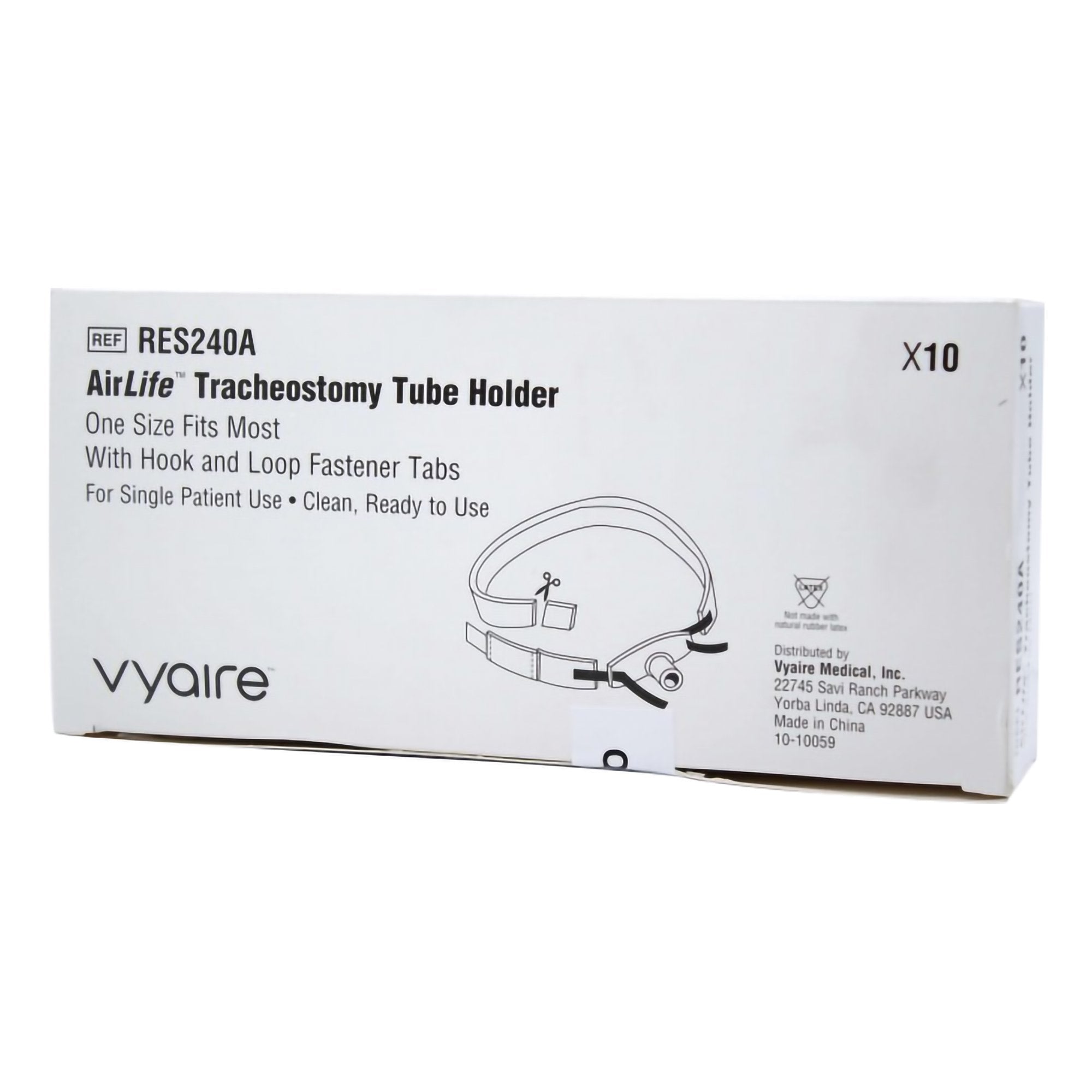 AirLife® Tracheostomy Tube Holder 1 X 14 Inch Pediatric (724208_EA) 1 ...