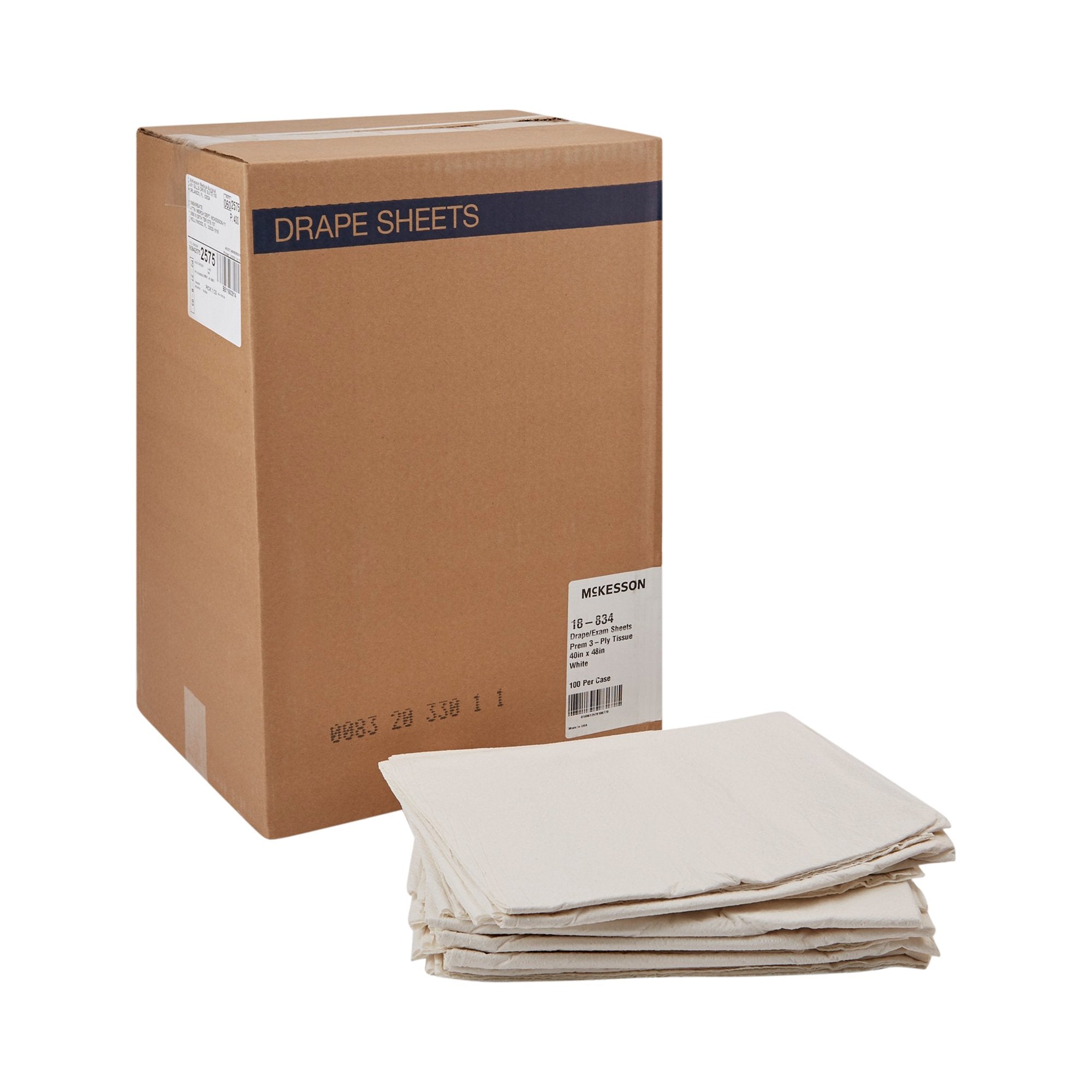 McKesson General Purpose Drape Physical Exam Drape 40 W X 48 L Inch No ...