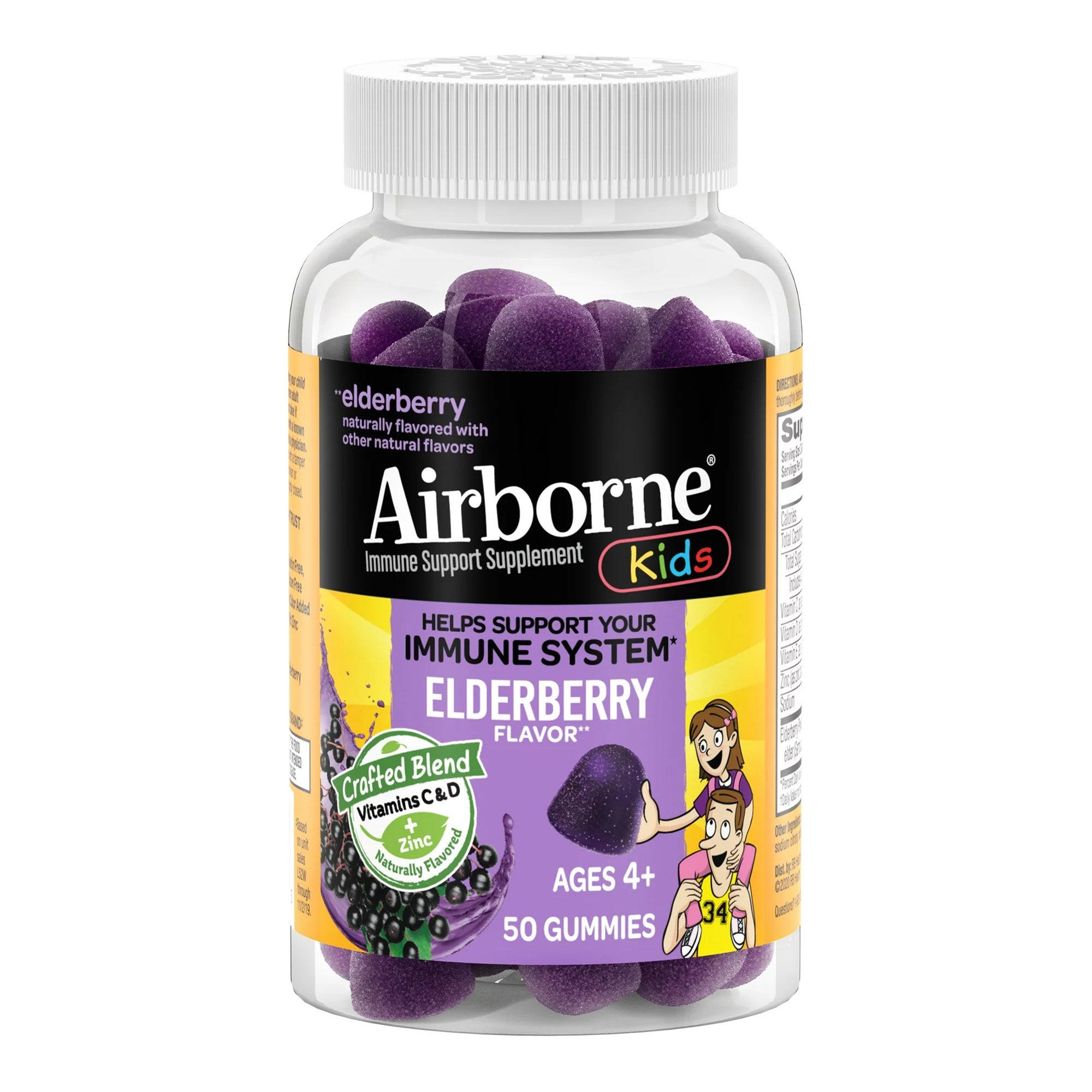 Airborne® Immune Support Supplement Gummy 50 per Bottle (1231251_BT) 1 ...
